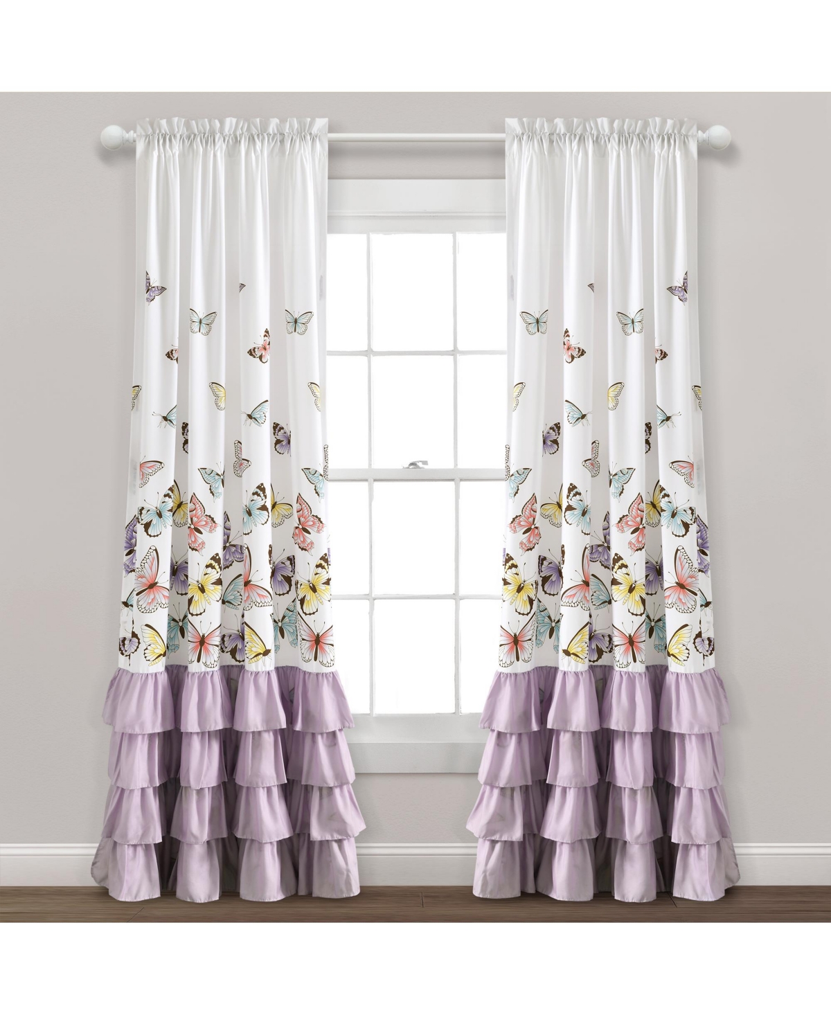 Click here for Lush Decor Flutter Butterfly Light Filtering Windo... prices