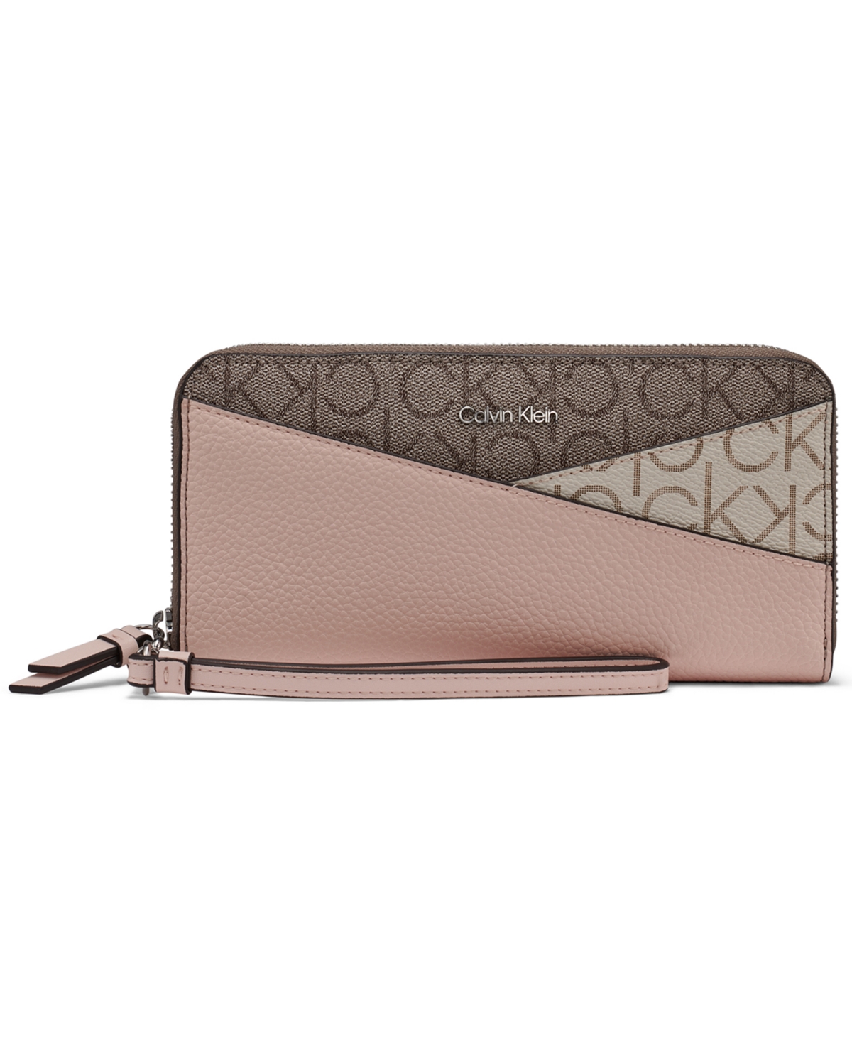 Click here for Calvin Klein Womens Audrey Signature Wallet - Peta... prices