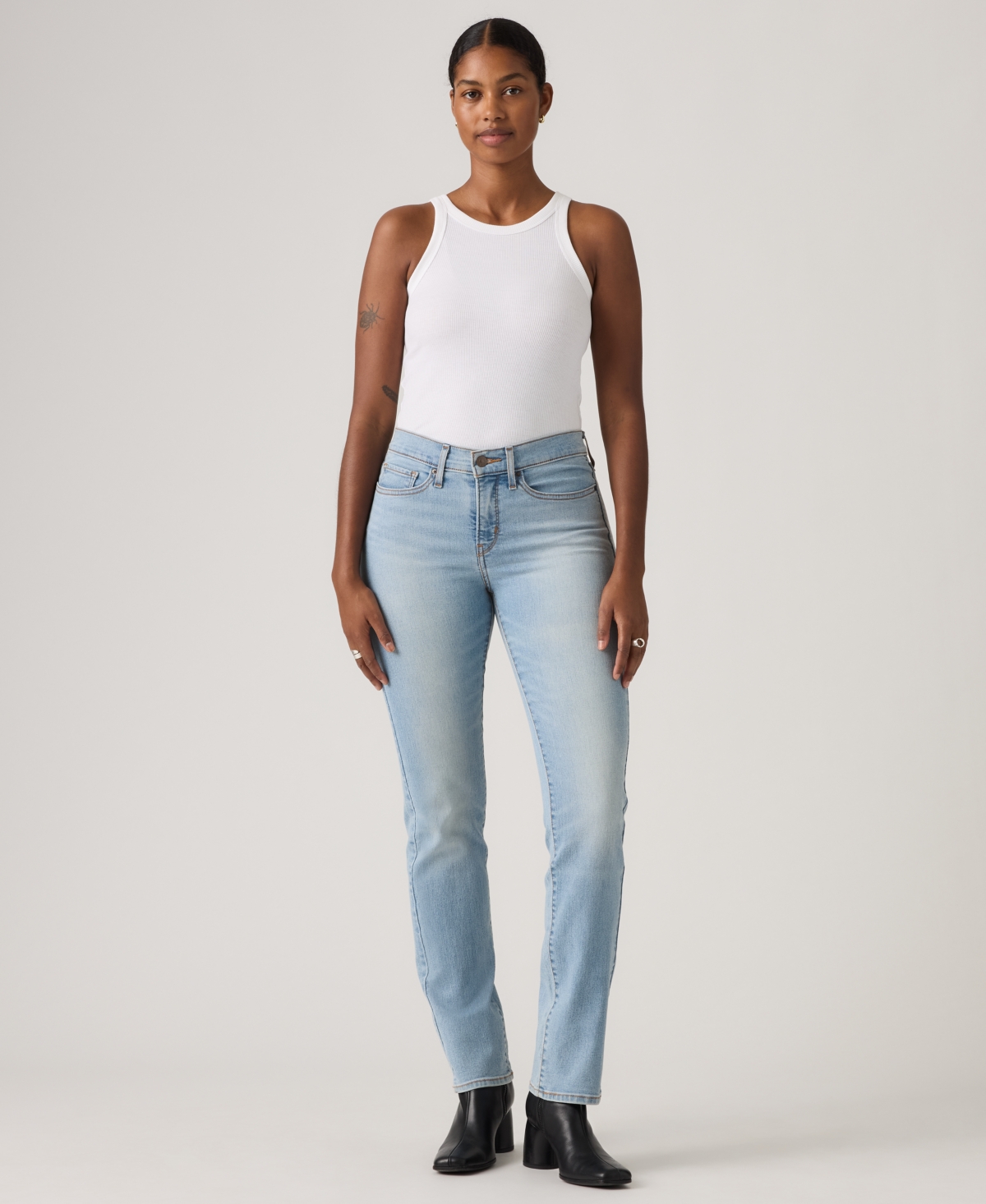 Click here for Levis 314 Shaping Slimming Straight Leg Mid Rise J... prices