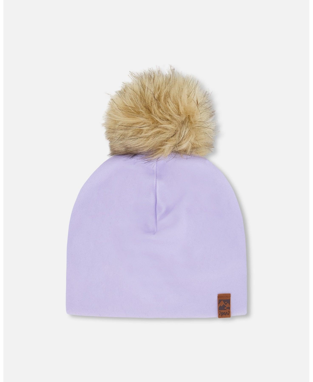 Click here for Deux par Deux Girl Stretch Jersey Hat Purple with... prices