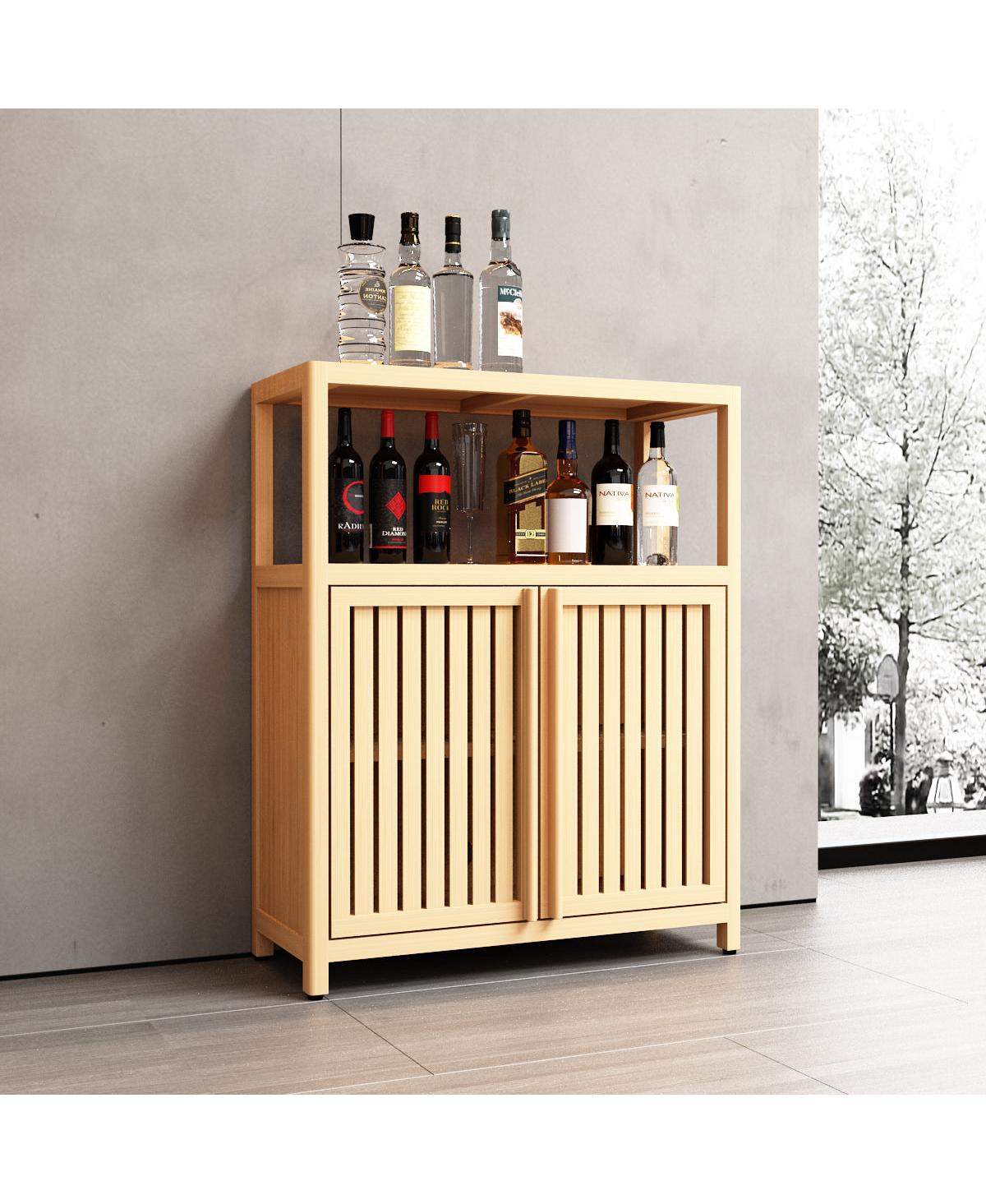 Click here for Boyel Living Large Capacity Bamboo Storage Cabinet... prices