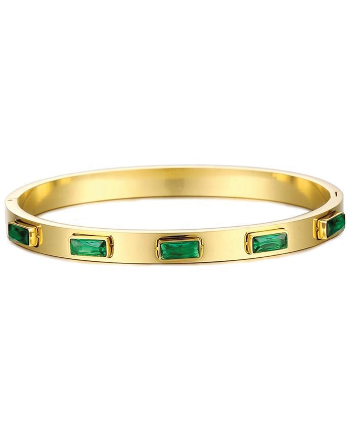 Click here for Lola Ade Aurora Gold-Tone Baguette Bangle Bracelet... prices