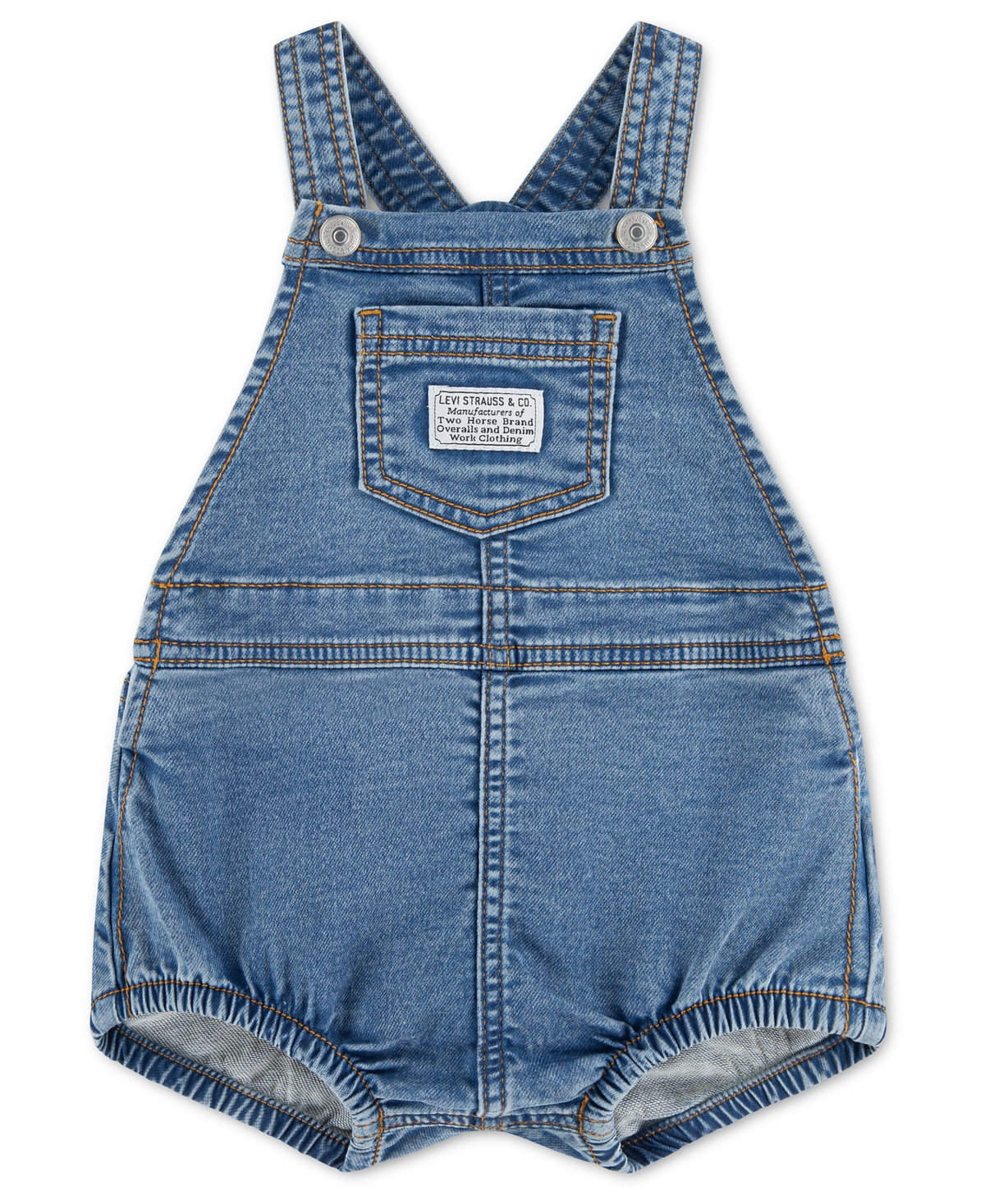 Click here for Levis Baby Girls Sleeveless Denim Shortalls - Med... prices