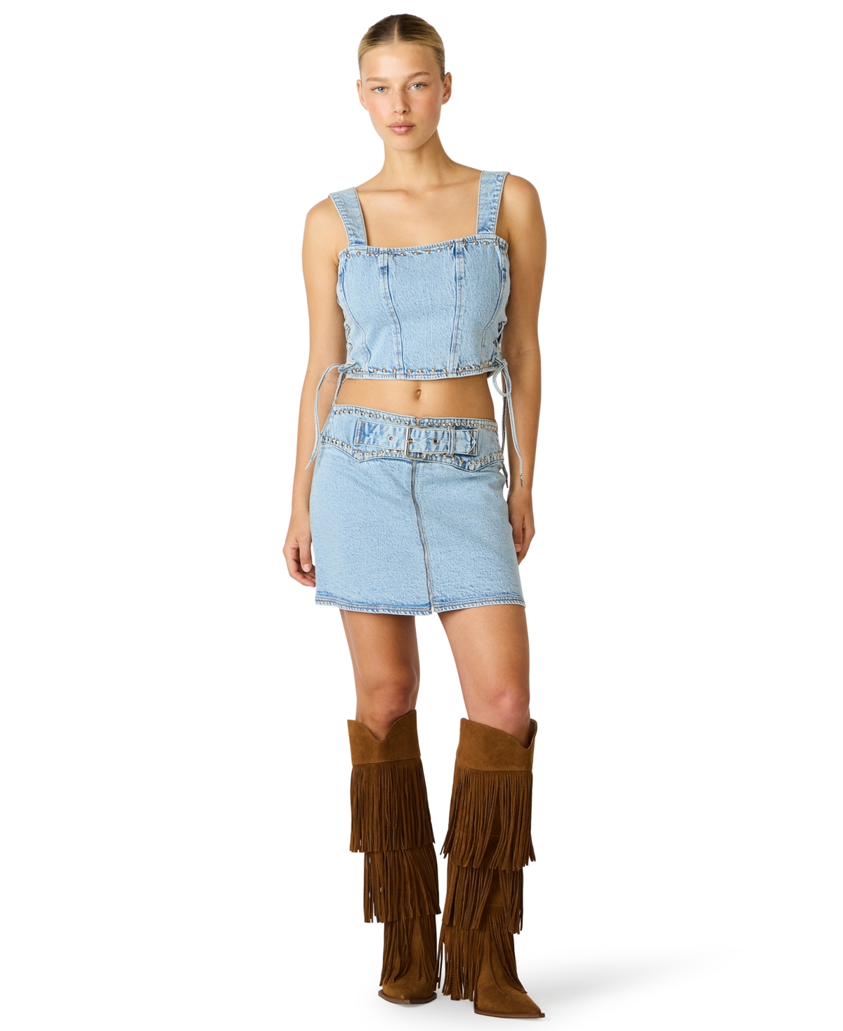 Click here for Steve Madden Womens High Rise Mini Skirt - Santa M... prices