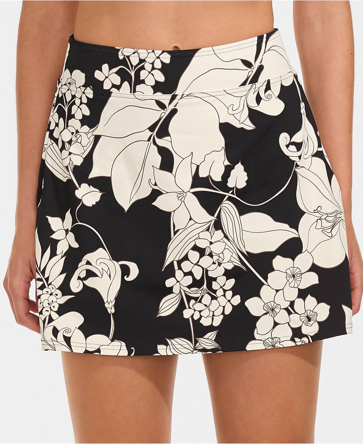 Click here for Lands End Womens Tummy Control Swim Skirt - Black/... prices