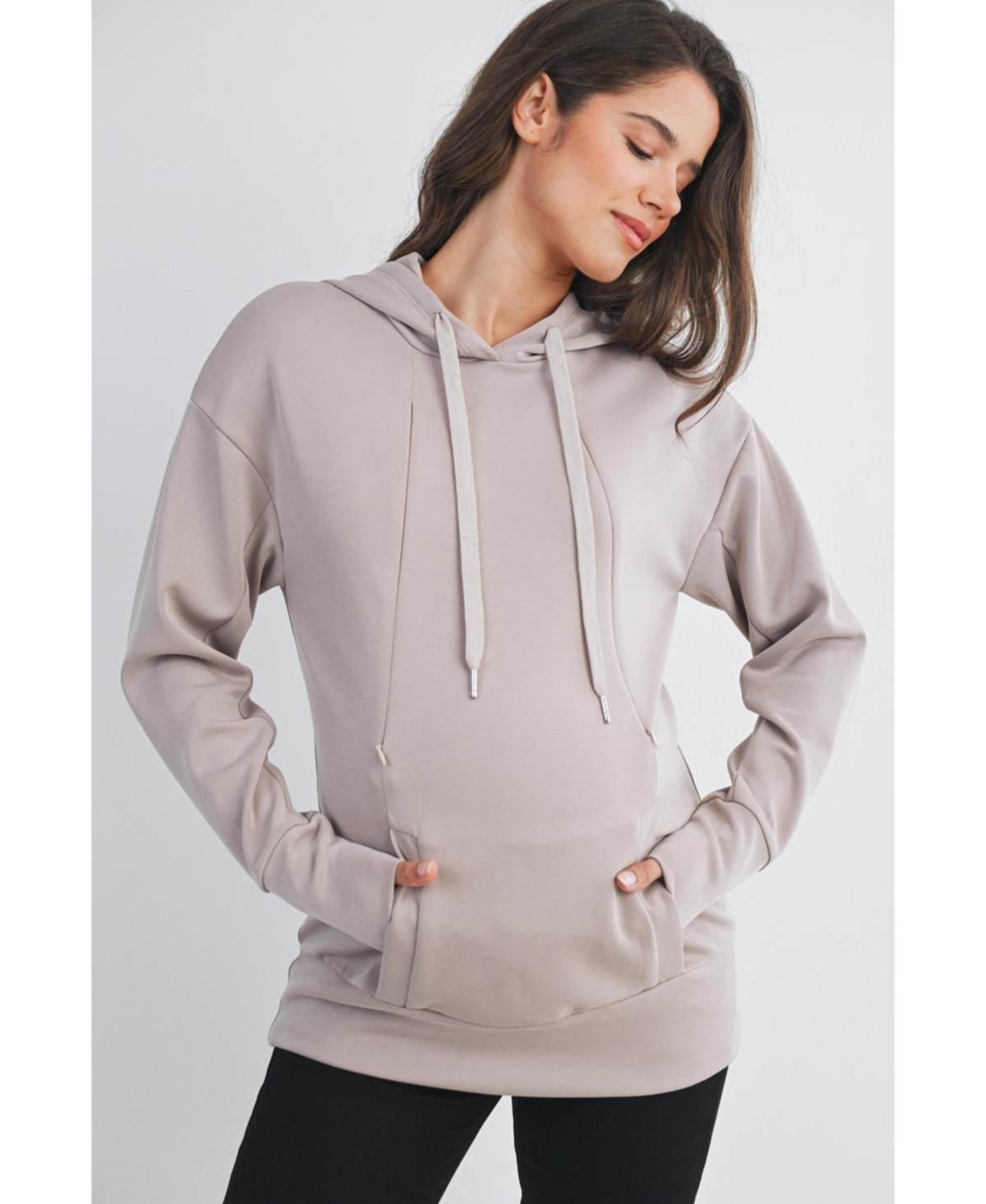Click here for Hello Miz Maternity Casual Nursing Hoodie Sweatshi... prices