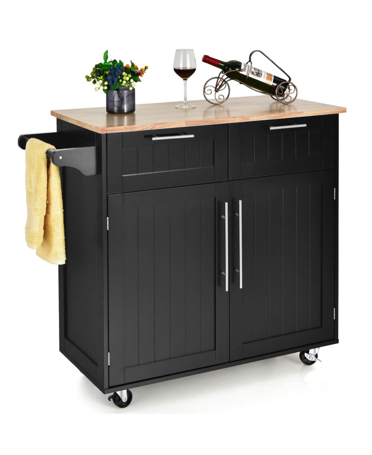 Click here for Volenca Kitchen Island Storage Trolley with Drawer... prices