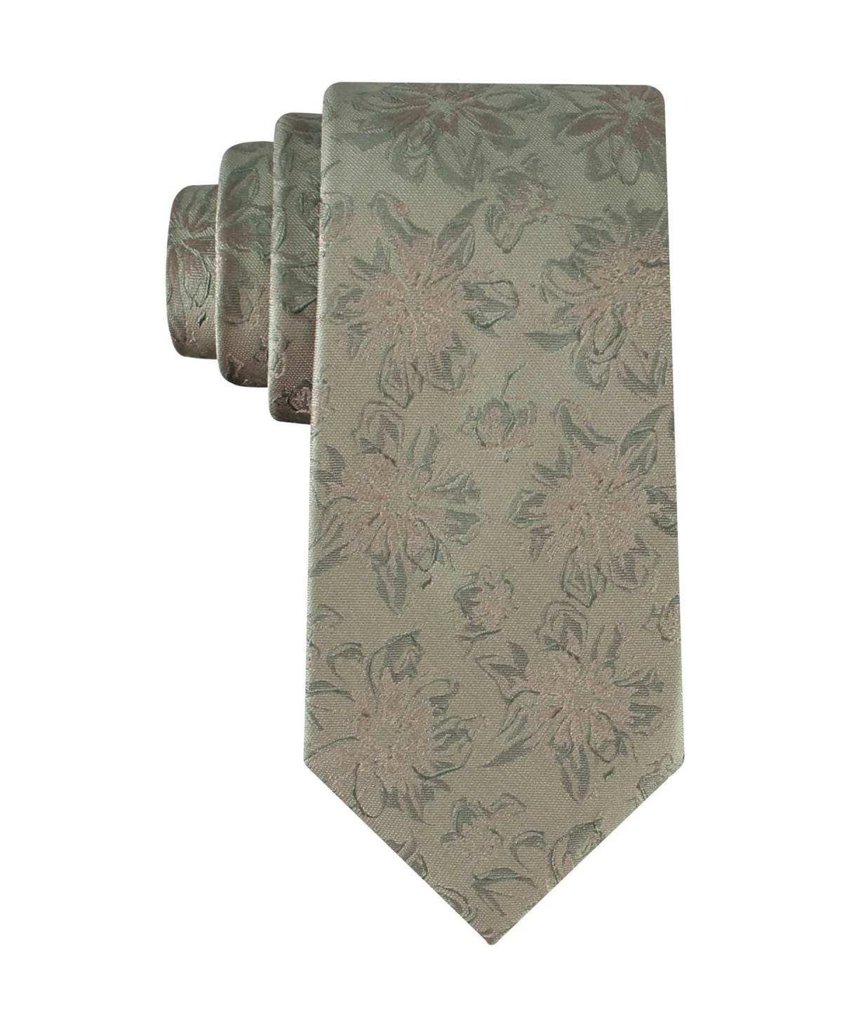Click here for Calvin Klein Mens Floral Pattern Tie - Sage prices
