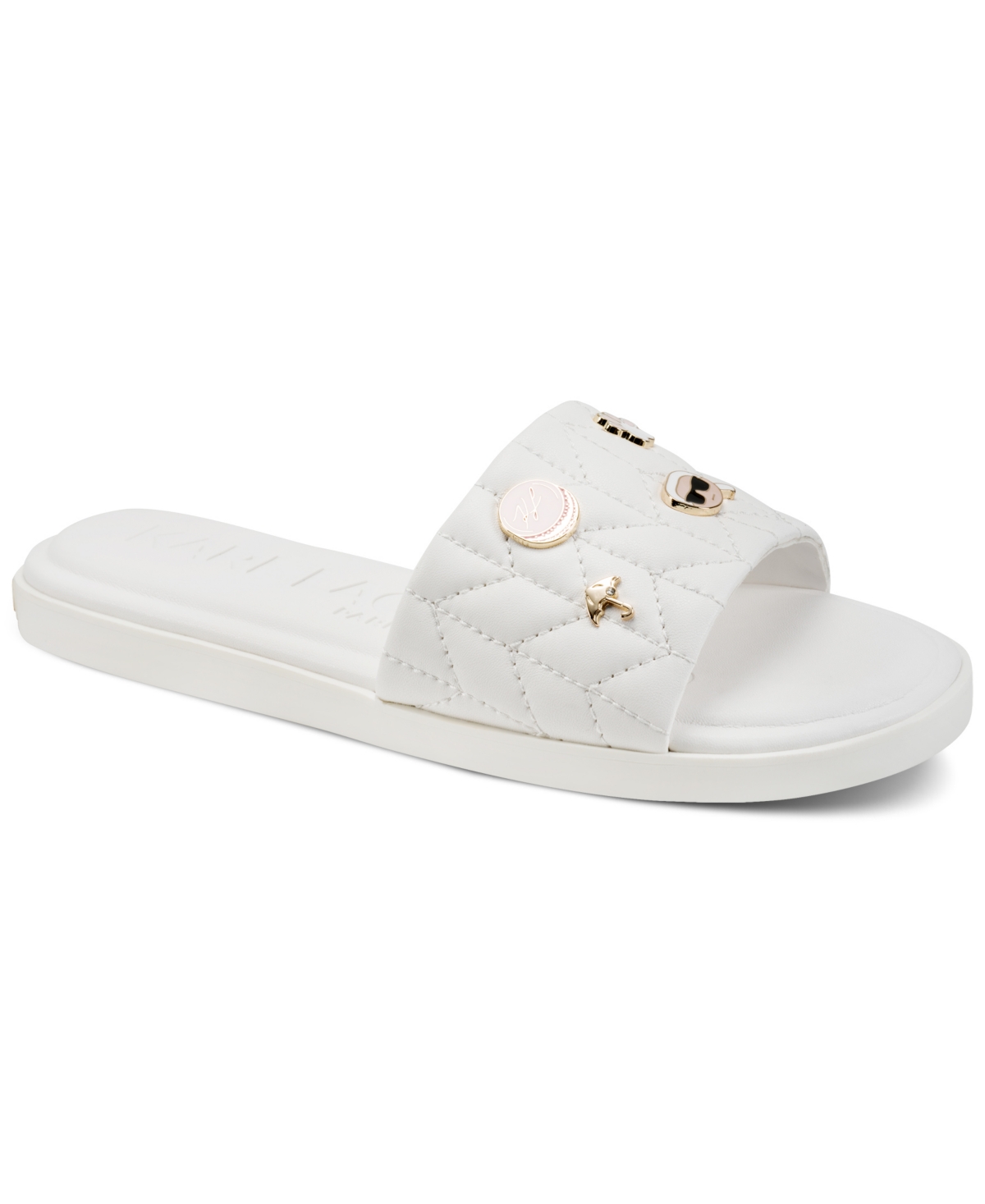 Click here for Karl Lagerfeld Paris Womens Carenza Macaron Slide... prices