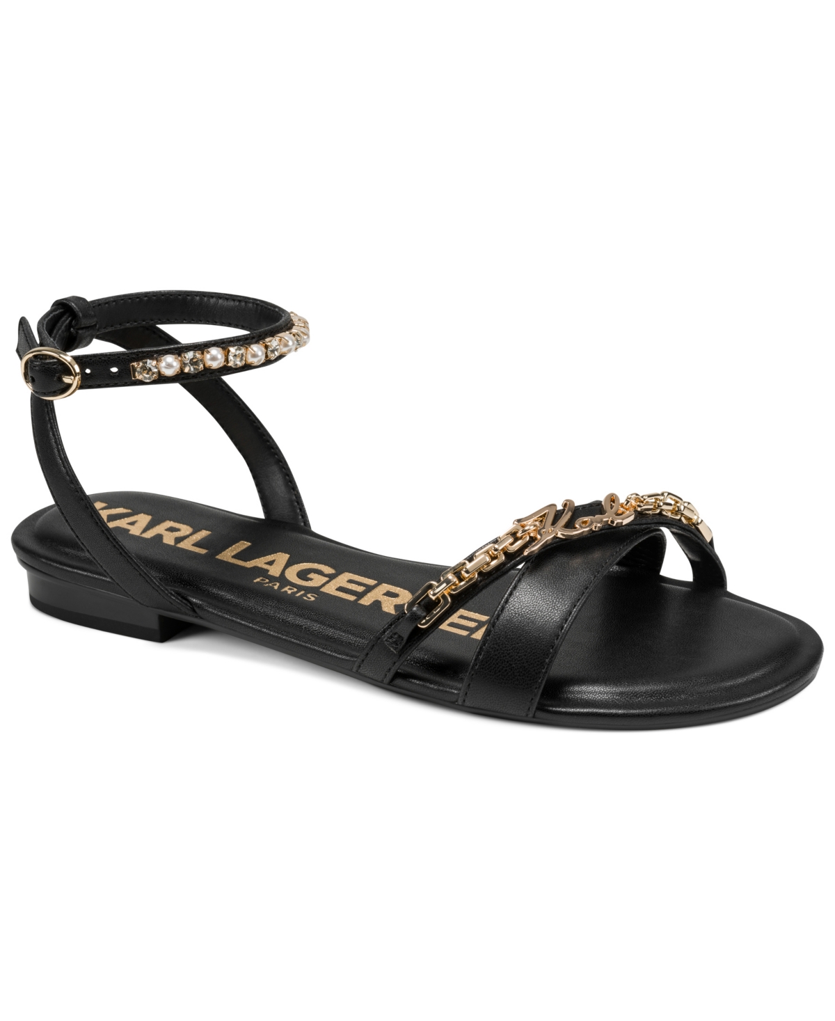 Click here for Karl Lagerfeld Paris Womens Christiano Ankle Strap... prices