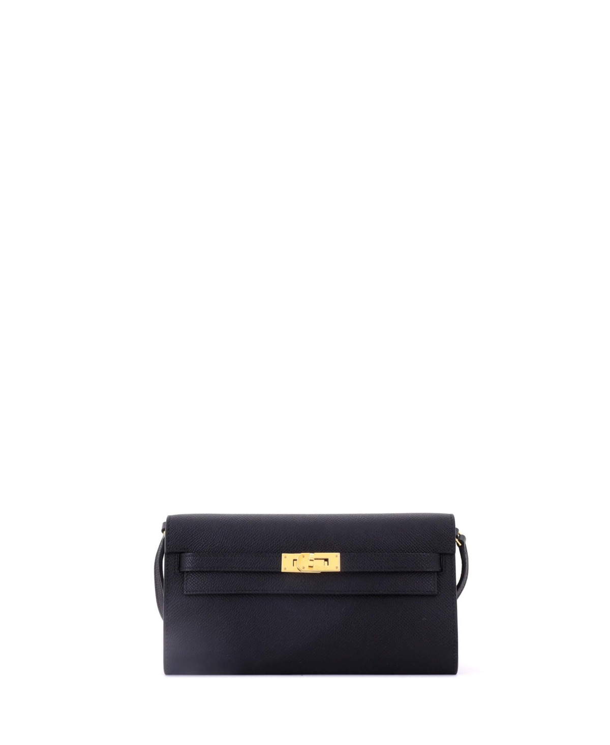 Click here for Pre-Owned HERMES Kelly To Go Wallet Epsom - Black prices