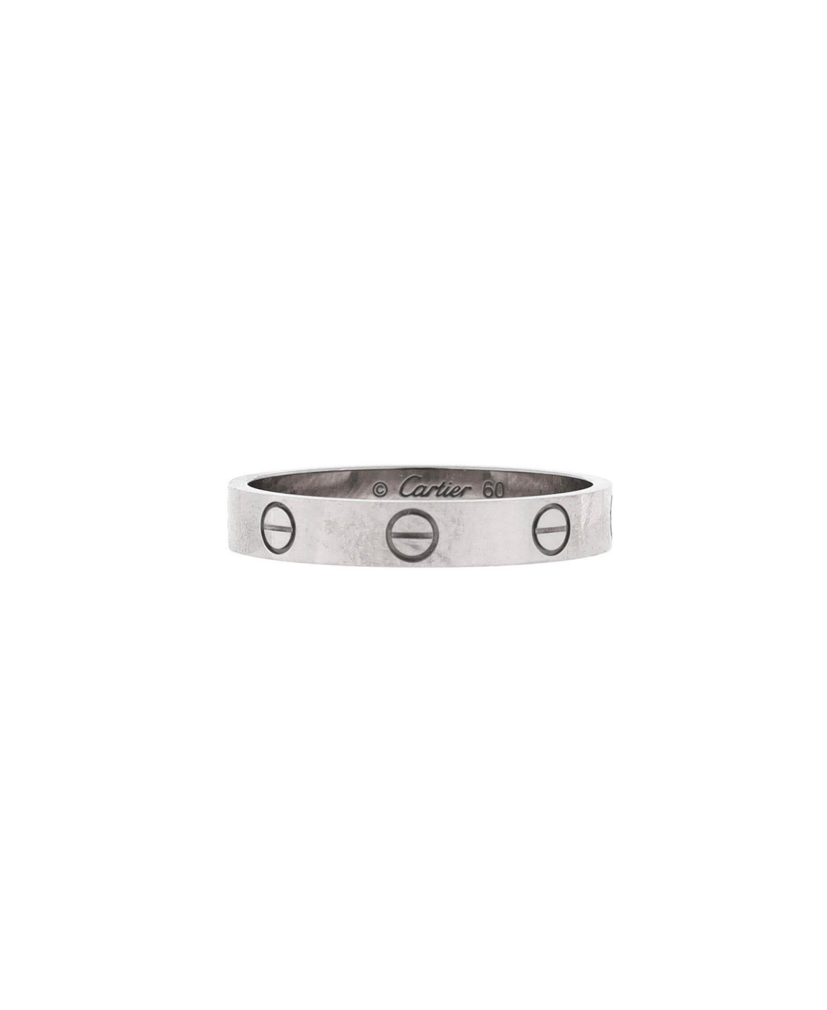 Click here for Pre-Owned Cartier Love Wedding Band Ring - 18k whi... prices