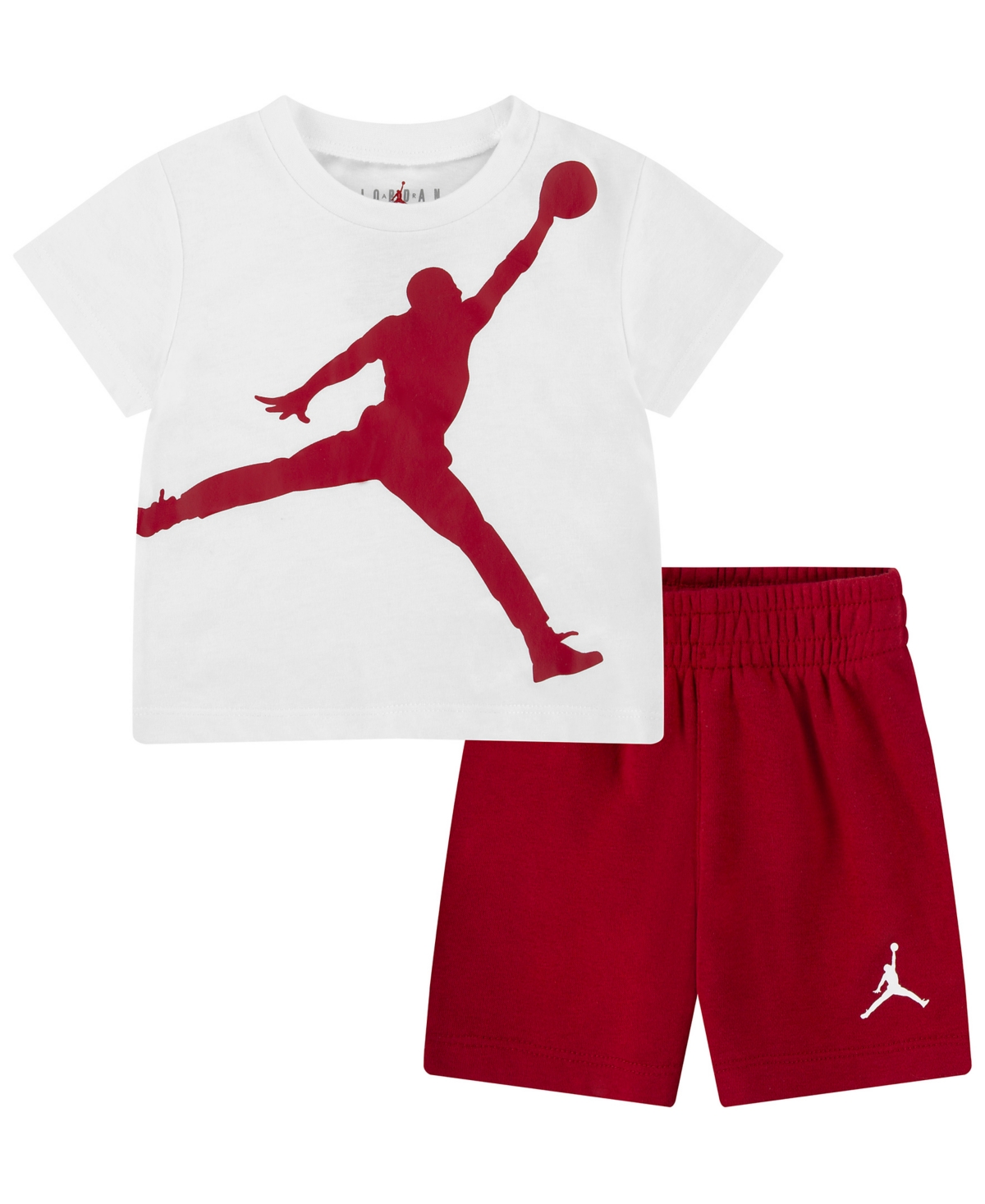 Click here for Jordan Baby Boys Jumbo Jump Man T Shirt and Shorts... prices