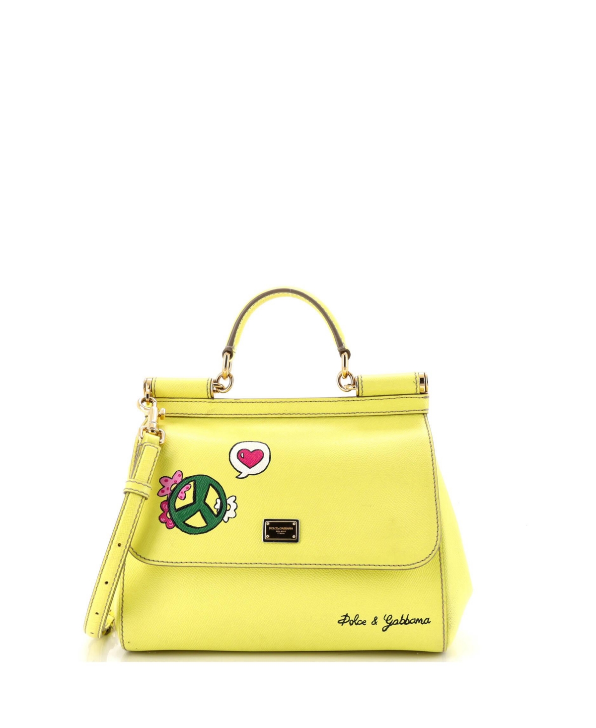 Click here for Pre-Owned Dolce & Gabbana Medium Miss Sicily Bag P... prices