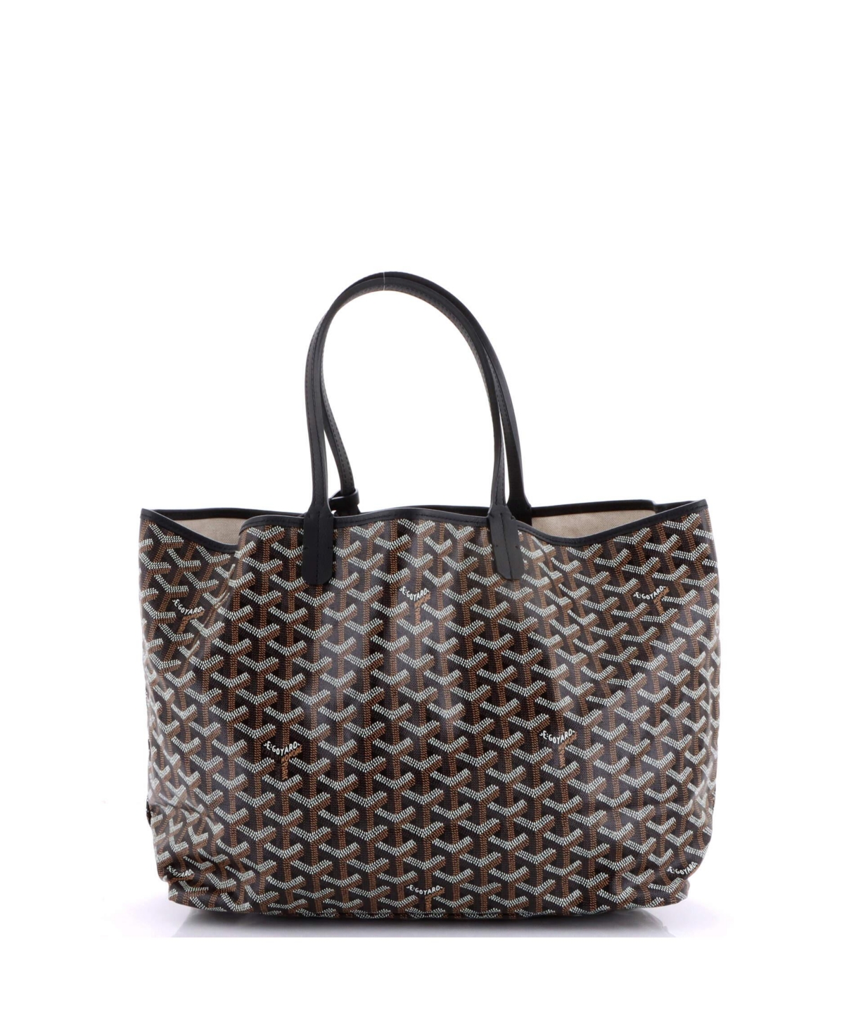 Click here for Pre-Owned Goyard Pm Saint Louis Tote Coated Canvas... prices