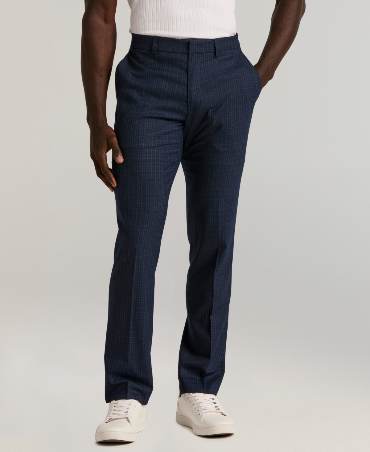 Click here for Perry Ellis Portfolio Mens Slim-Fit Gripper Waist... prices