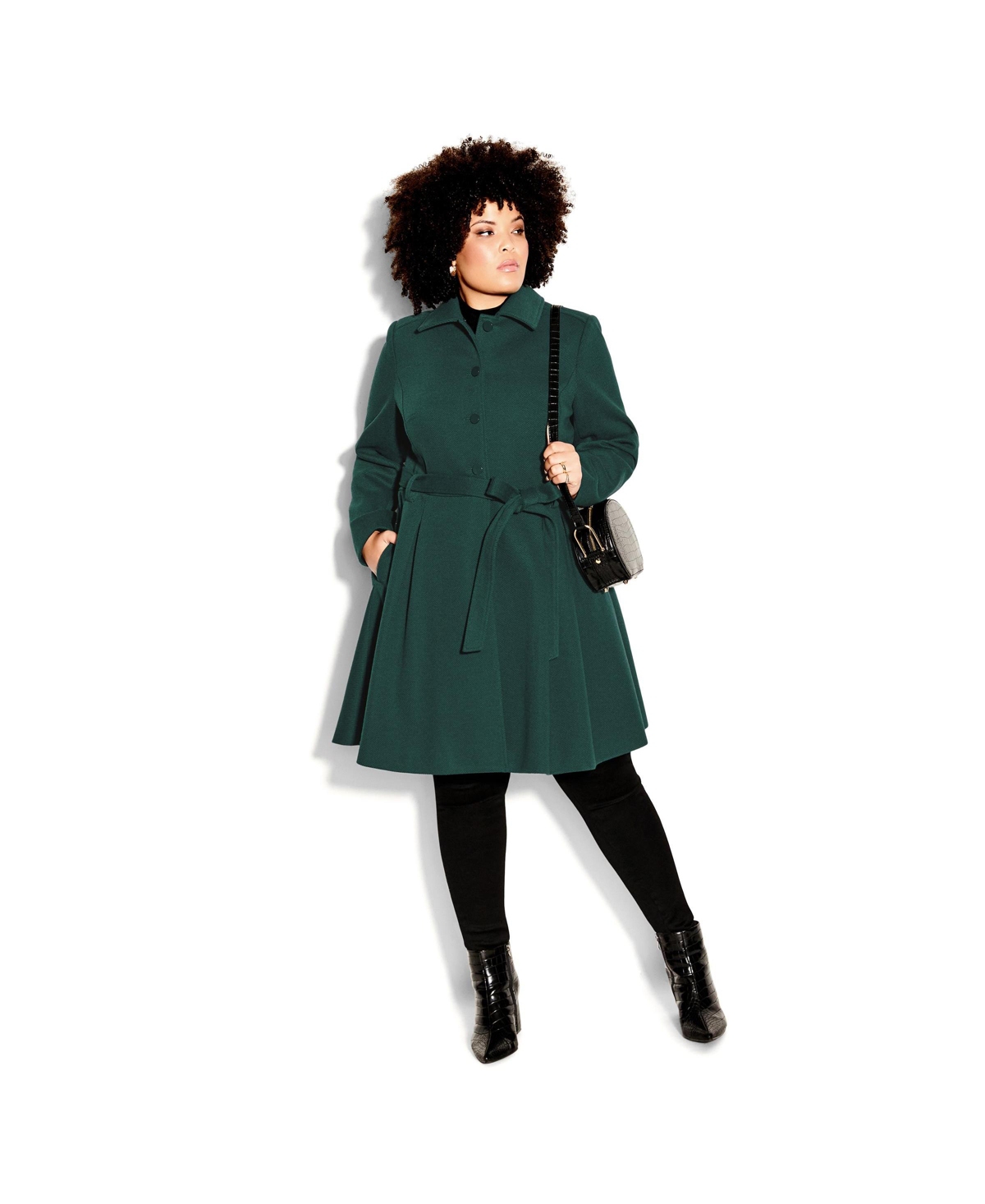 Click here for City Chic Womens Plus Size Blushing Belle Coat - J... prices