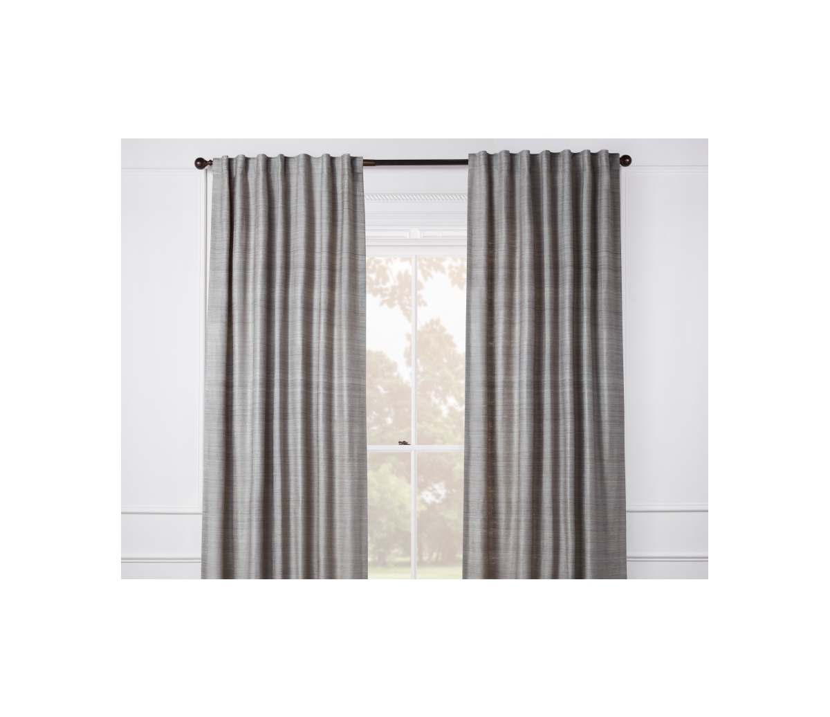 Click here for Z Gallerie Aiya Silk Curtains - Custom - Grey prices