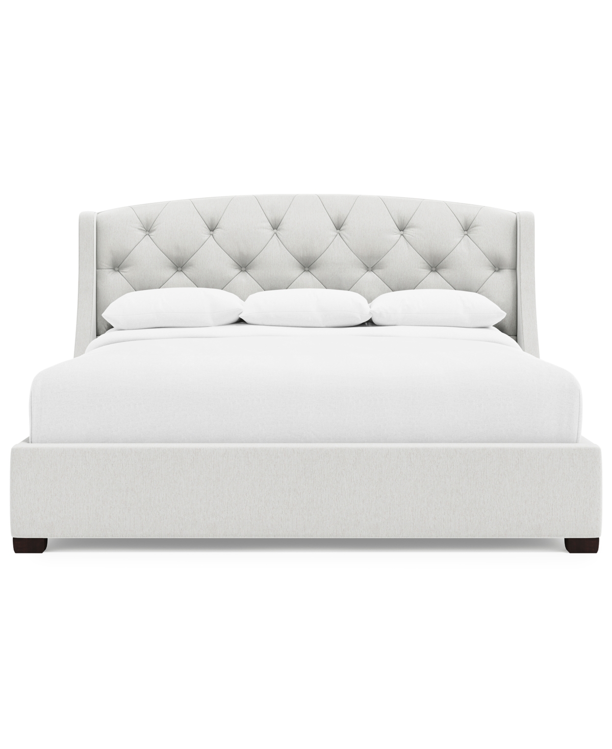 Click here for Jordan Queen Upholstered Bed - Light Gray prices