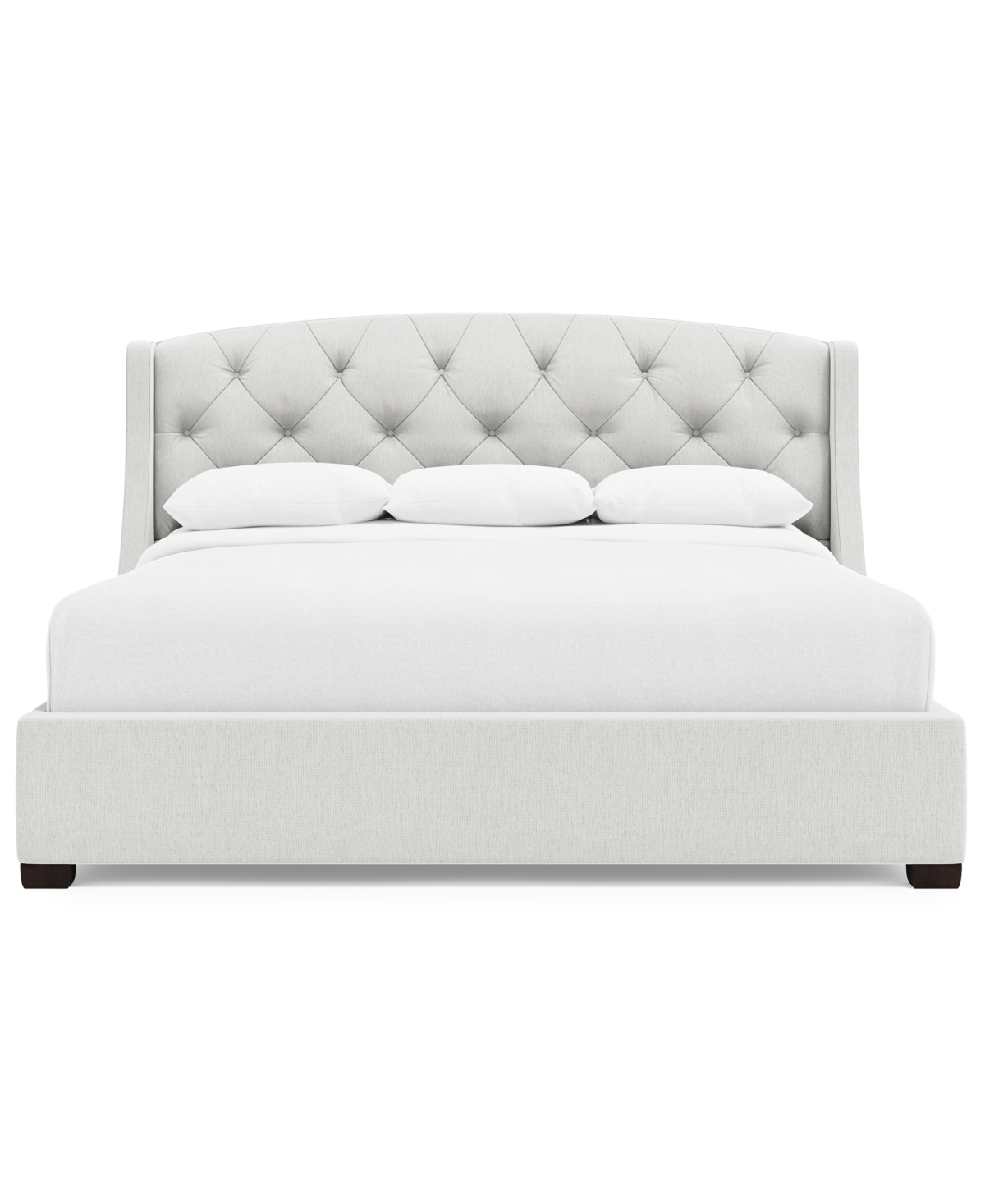 Click here for Jordan California King Upholstered Bed - Light Gra... prices