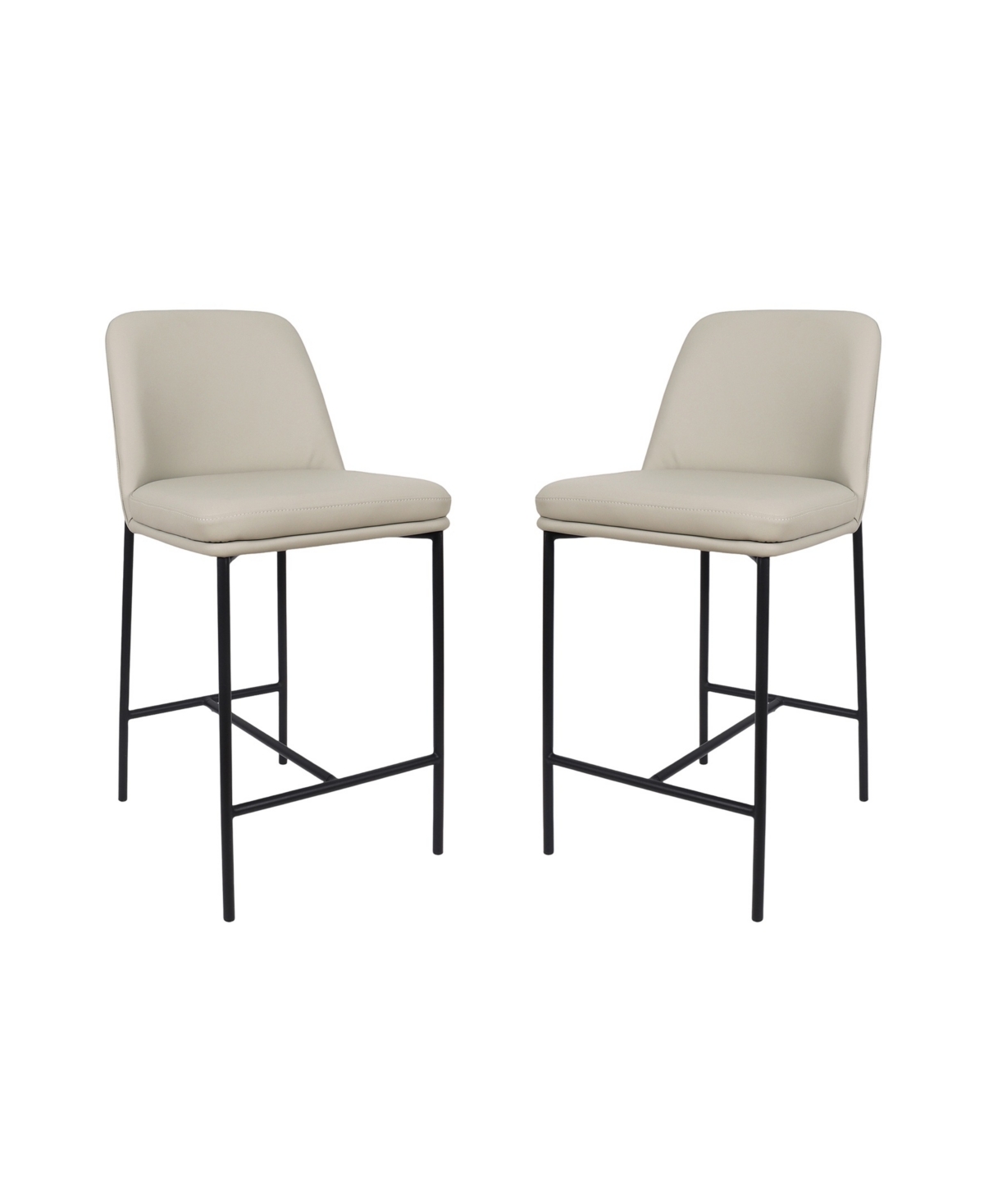 Click here for Loft Faux Leather Upholstered Counter Stools  Set... prices
