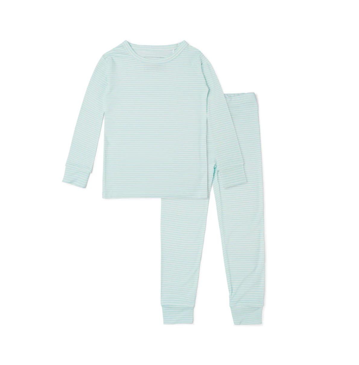 Click here for Motette Toddler Boys Cloud Stripe Pajama Set - Lig... prices
