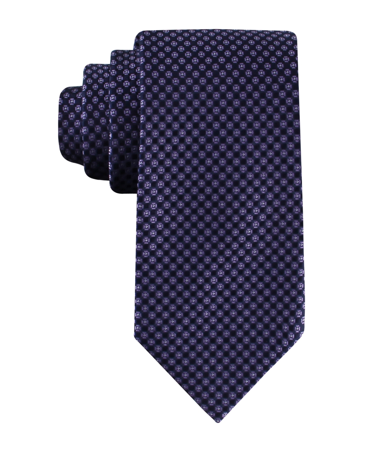 Click here for Tommy Hilfiger Mens Wistrom Neat Pattern Tie - Pur... prices