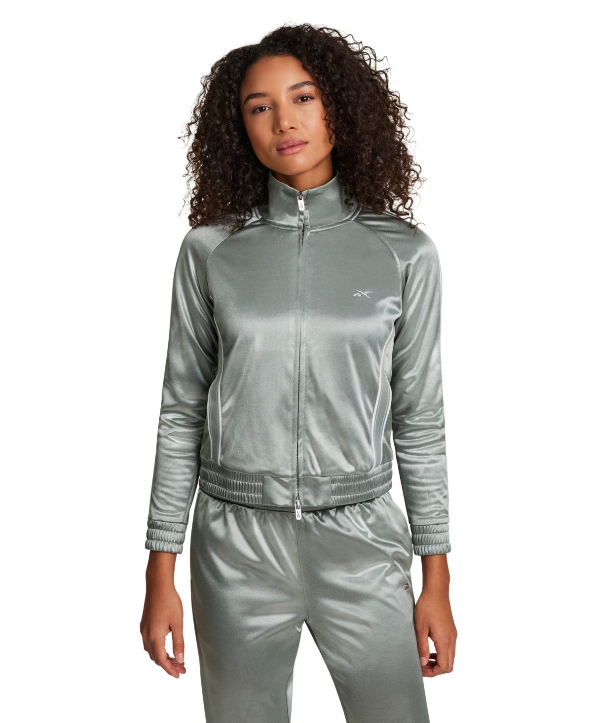 Click here for Reebok Womens Tunnel Regular Fit Jacket - Light Fo... prices