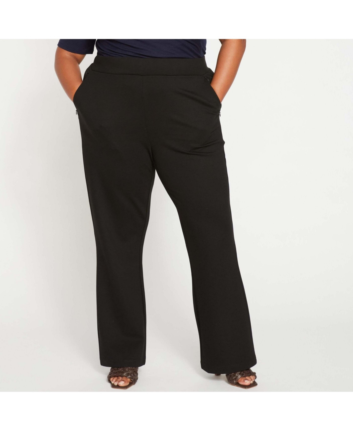 Click here for Universal Standard Plus Size Pull On Bootcut Ponte... prices