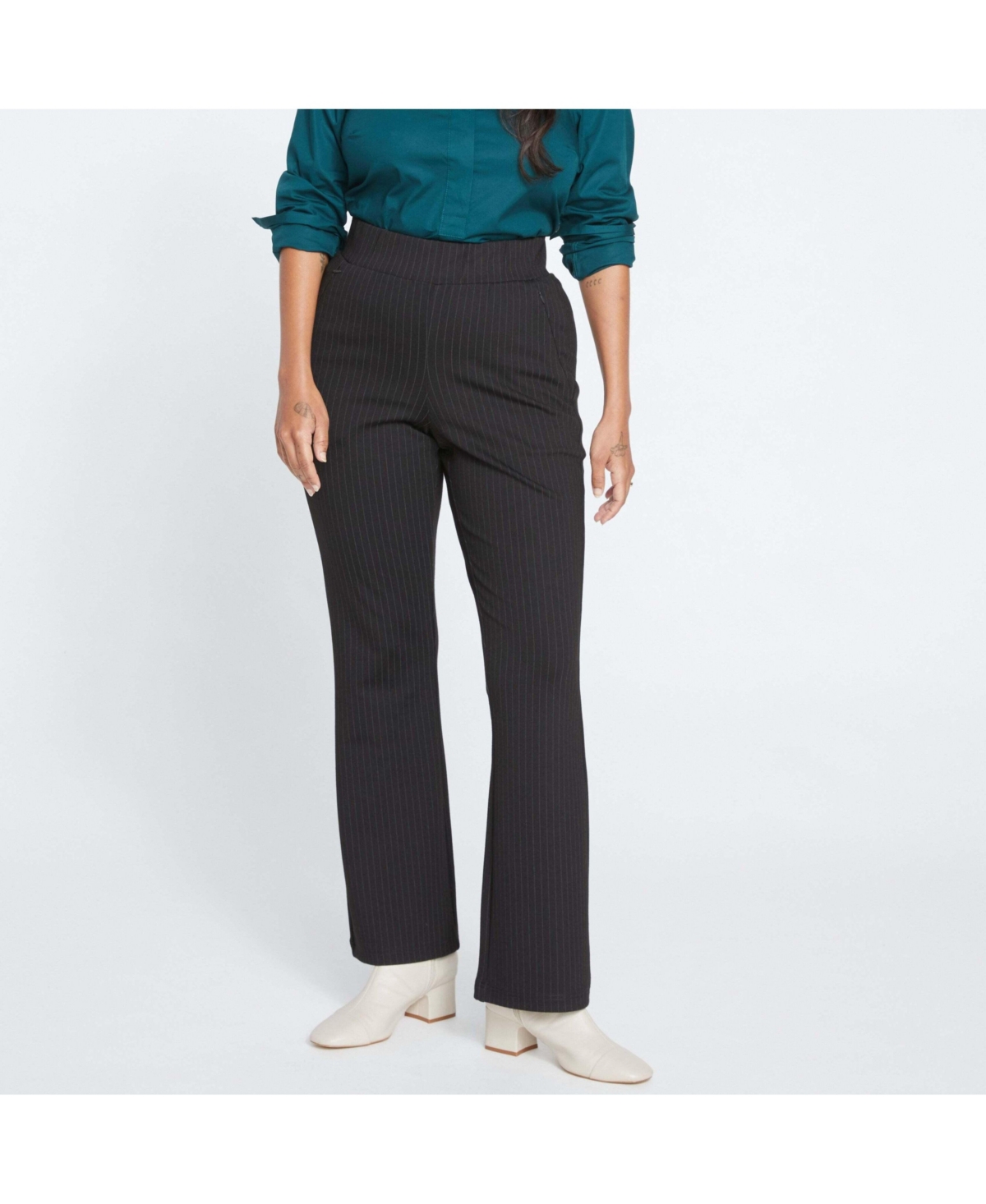 Click here for Universal Standard Plus Size Pull On Bootcut Ponte... prices