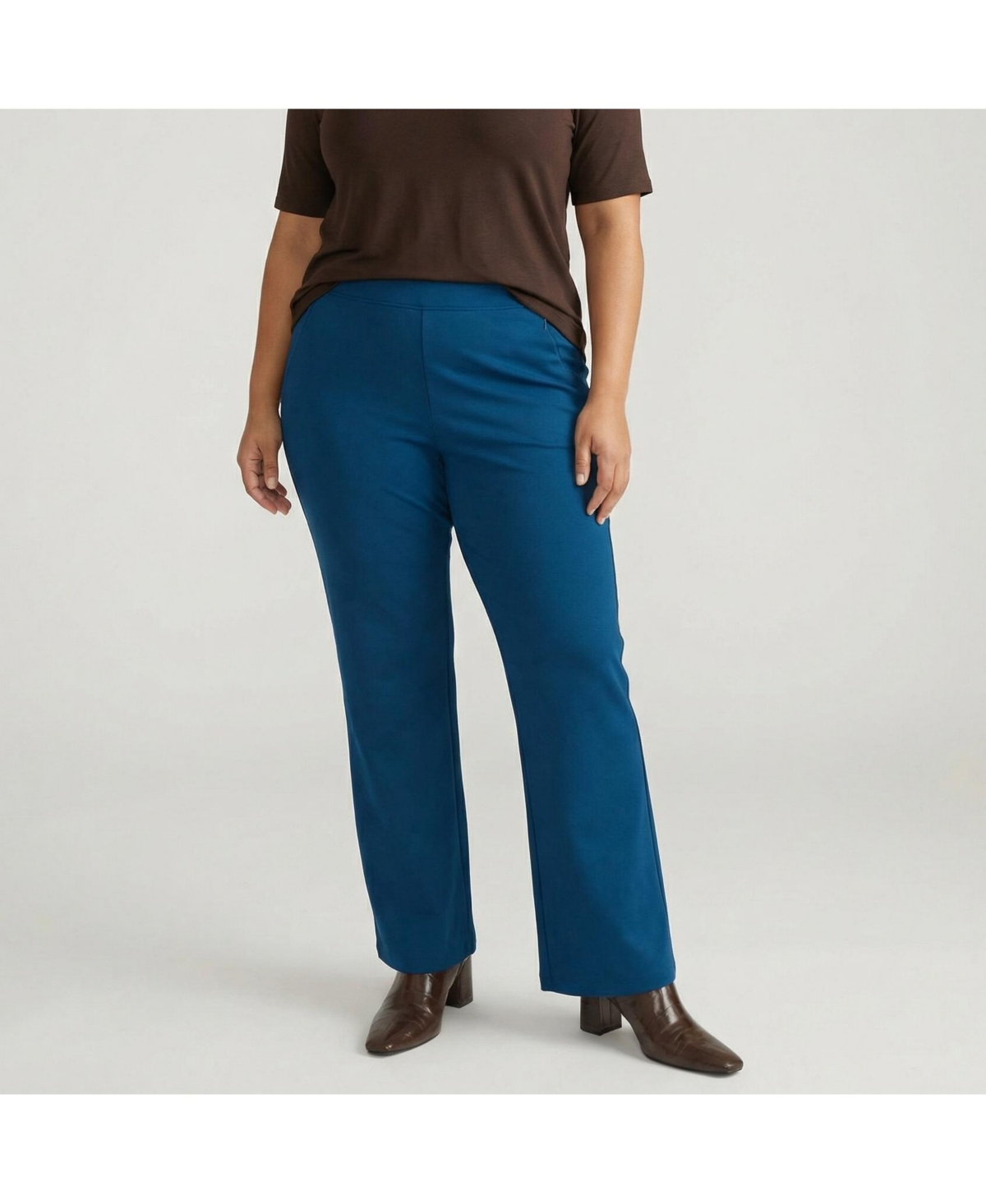Click here for Universal Standard Plus Size Pull On Bootcut Ponte... prices