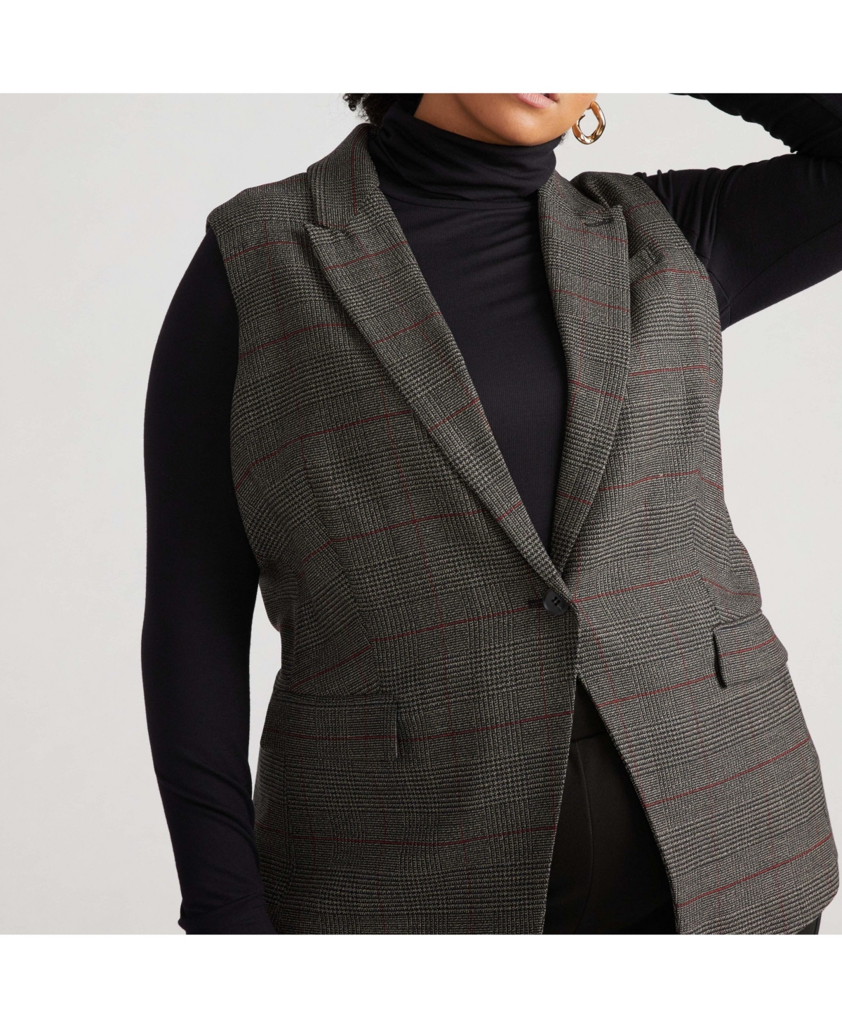 Click here for Universal Standard Plus Size Annie Tailored Wool V... prices