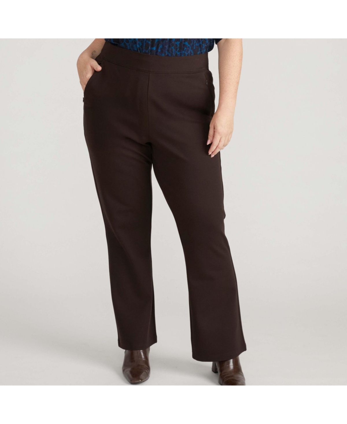 Click here for Universal Standard Plus Size Pull On Bootcut Ponte... prices