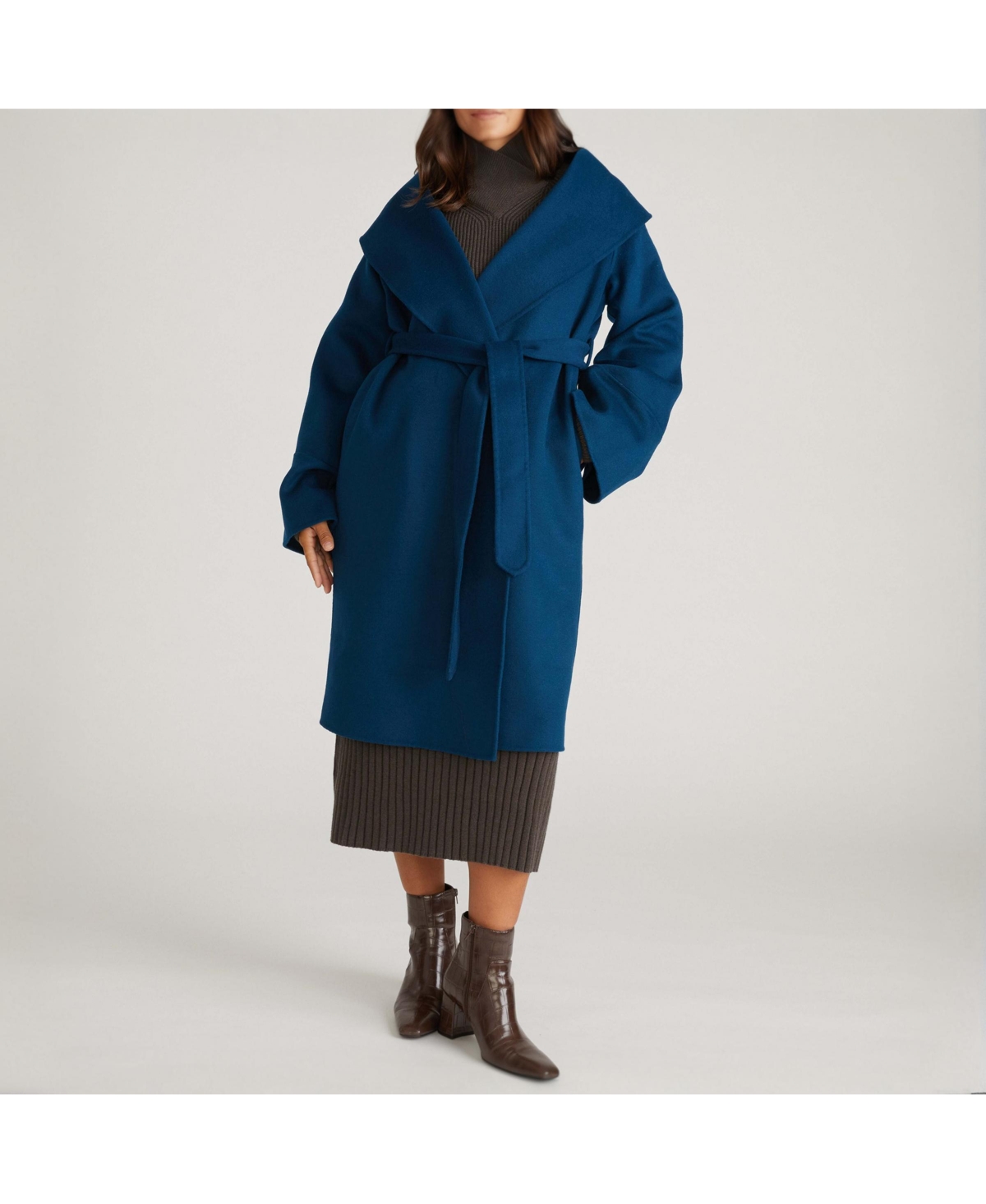 Click here for Universal Standard Plus Size Asha Double Face Wool... prices