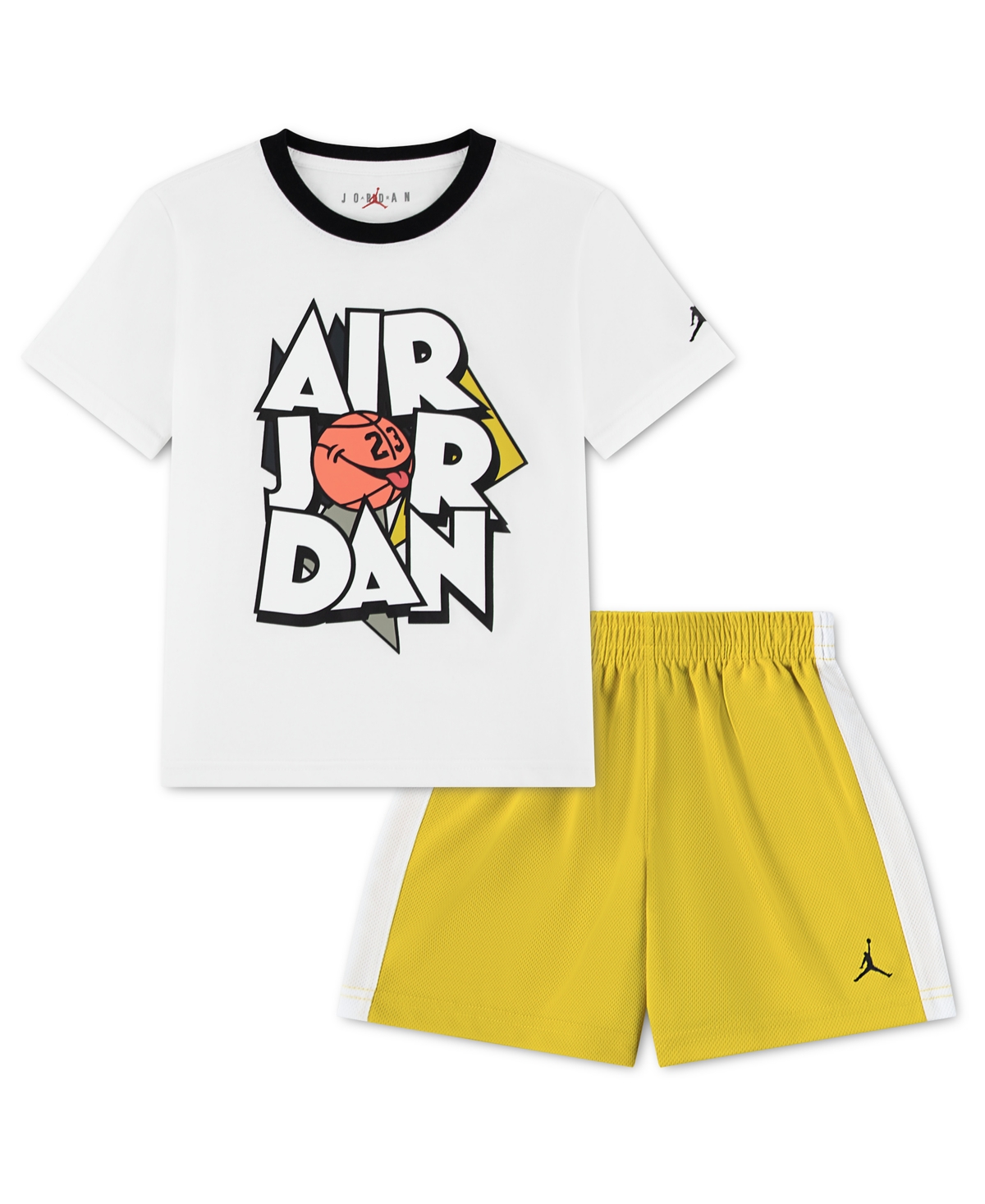 Click here for Jordan Boys 4-7 Airball Crewneck T-Shirt and Short... prices