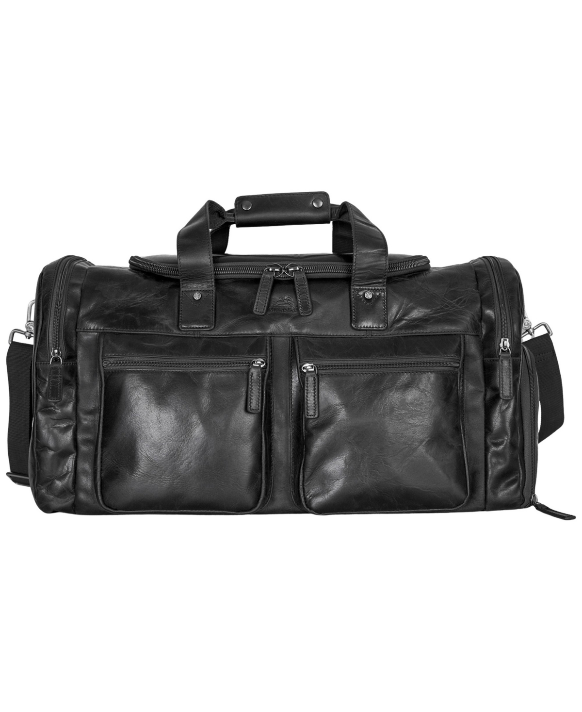 Click here for Mancini Mens Large Duffle Bag - Black prices