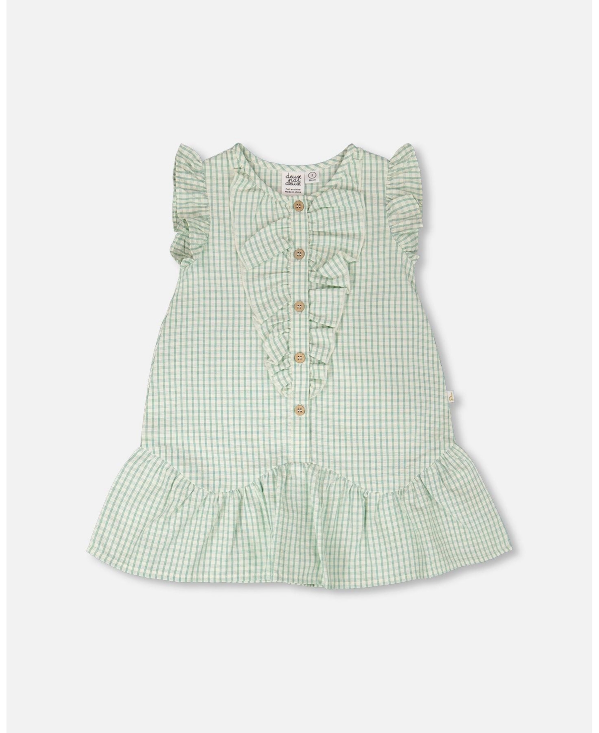 Click here for Deux par Deux Toddler Girls Plaid Poplin Dress - G... prices