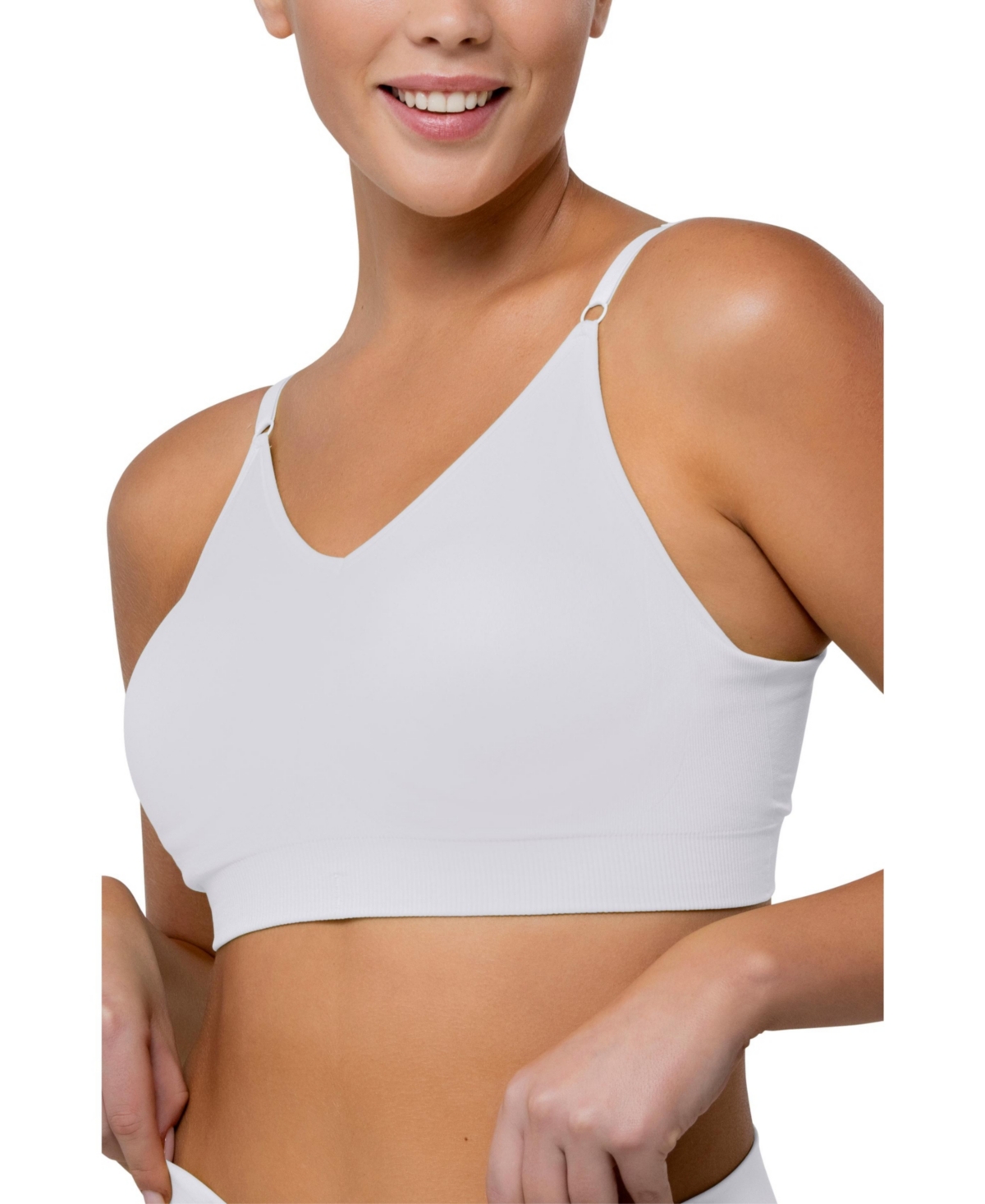 Click here for Underoutfit Womens Full Coverage Comfort Bra - Whi... prices