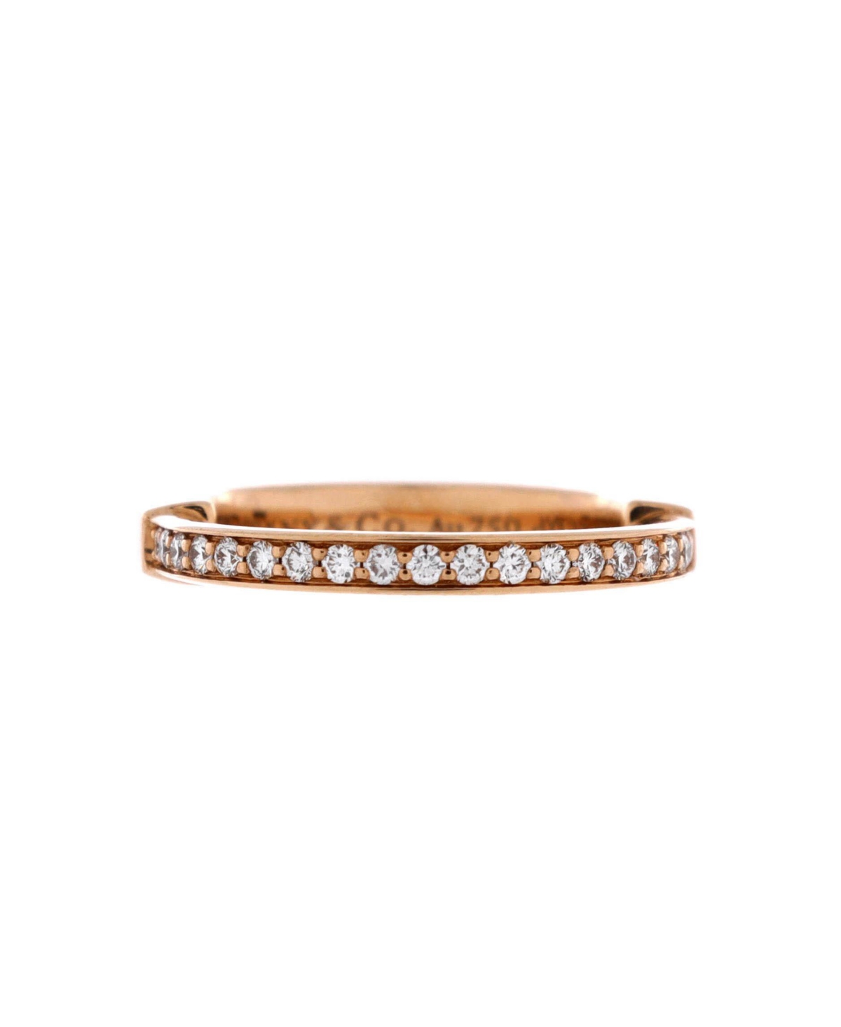 Click here for Pre-Owned Tiffany & Co Lock Ring - 18k rose gold prices