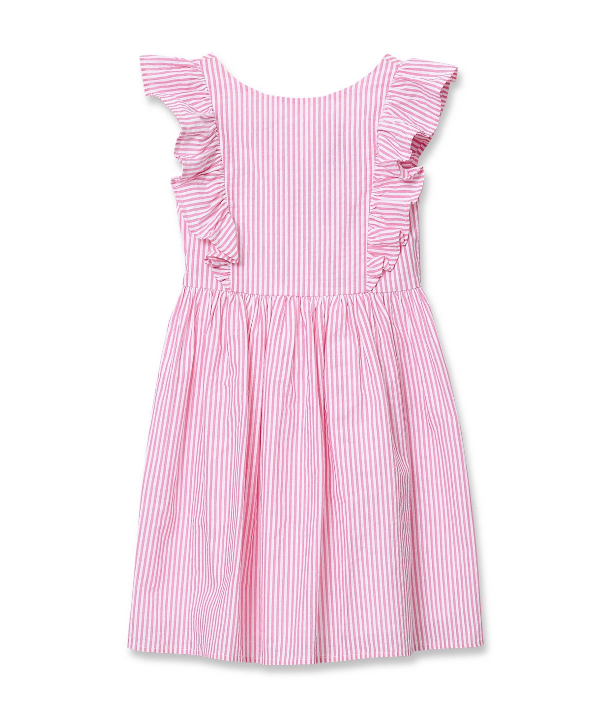 Click here for Lands End Girls Short Sleeve Seersucker Dress - Ox... prices