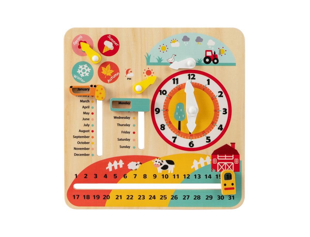 Click here for Slickblue Montessori Wooden Learning Clock Toy for... prices