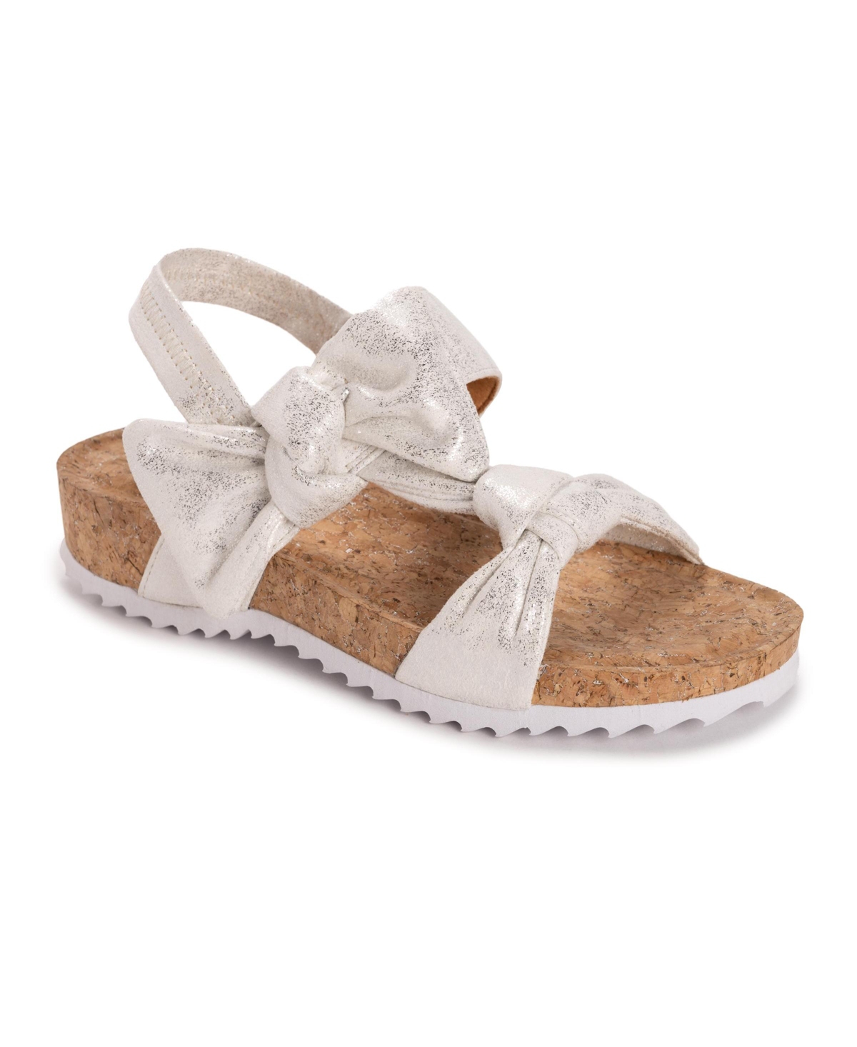 Click here for Muk Luks Womens Pansy Sandal - Silver prices