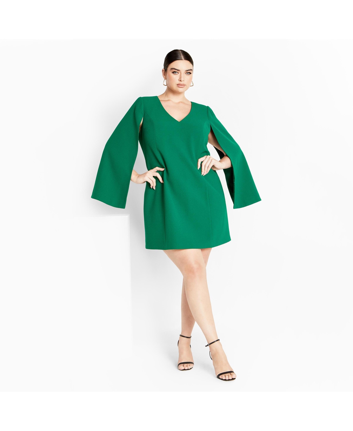 Click here for City Chic Womens Plus Size Amaya Dress - Green prices