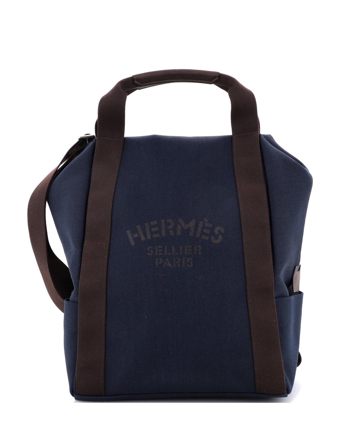 Click here for Pre-Owned HERMES Sac De Pansage Groom Backpack Can... prices