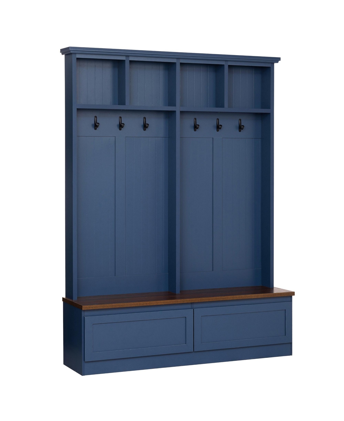 Click here for Clihome Farmhouse 4-in-1 Hall Tree with Wood Grain... prices