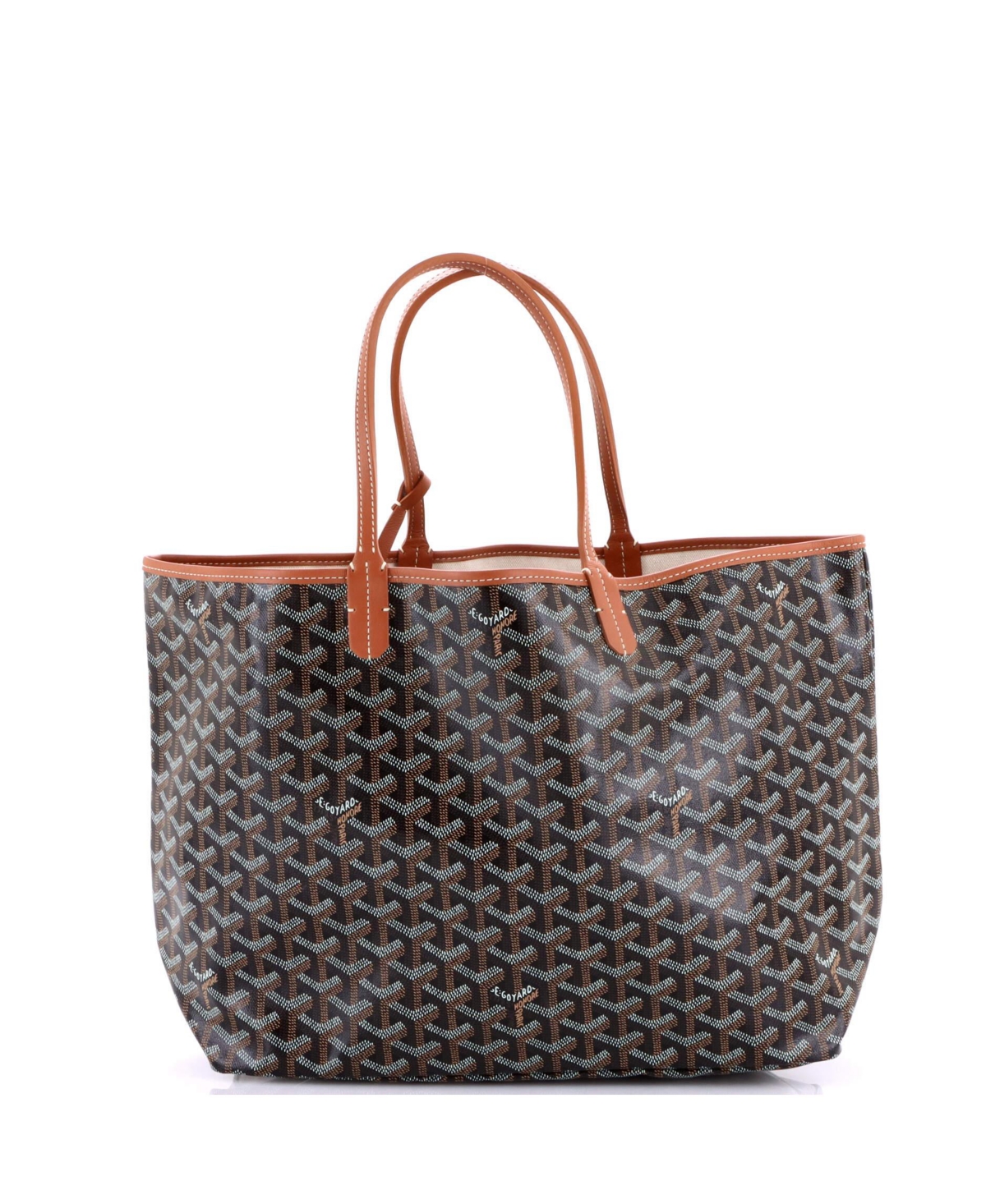 Click here for Pre-Owned Goyard Pm Saint Louis Tote Coated Canvas... prices