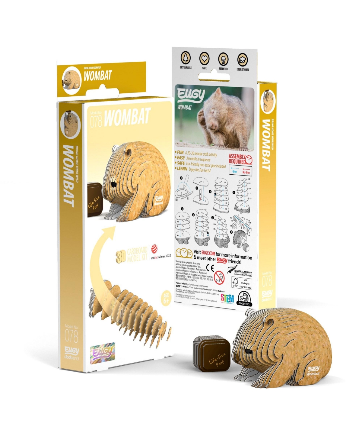 Click here for Eugy Wombat 3D Puzzle prices