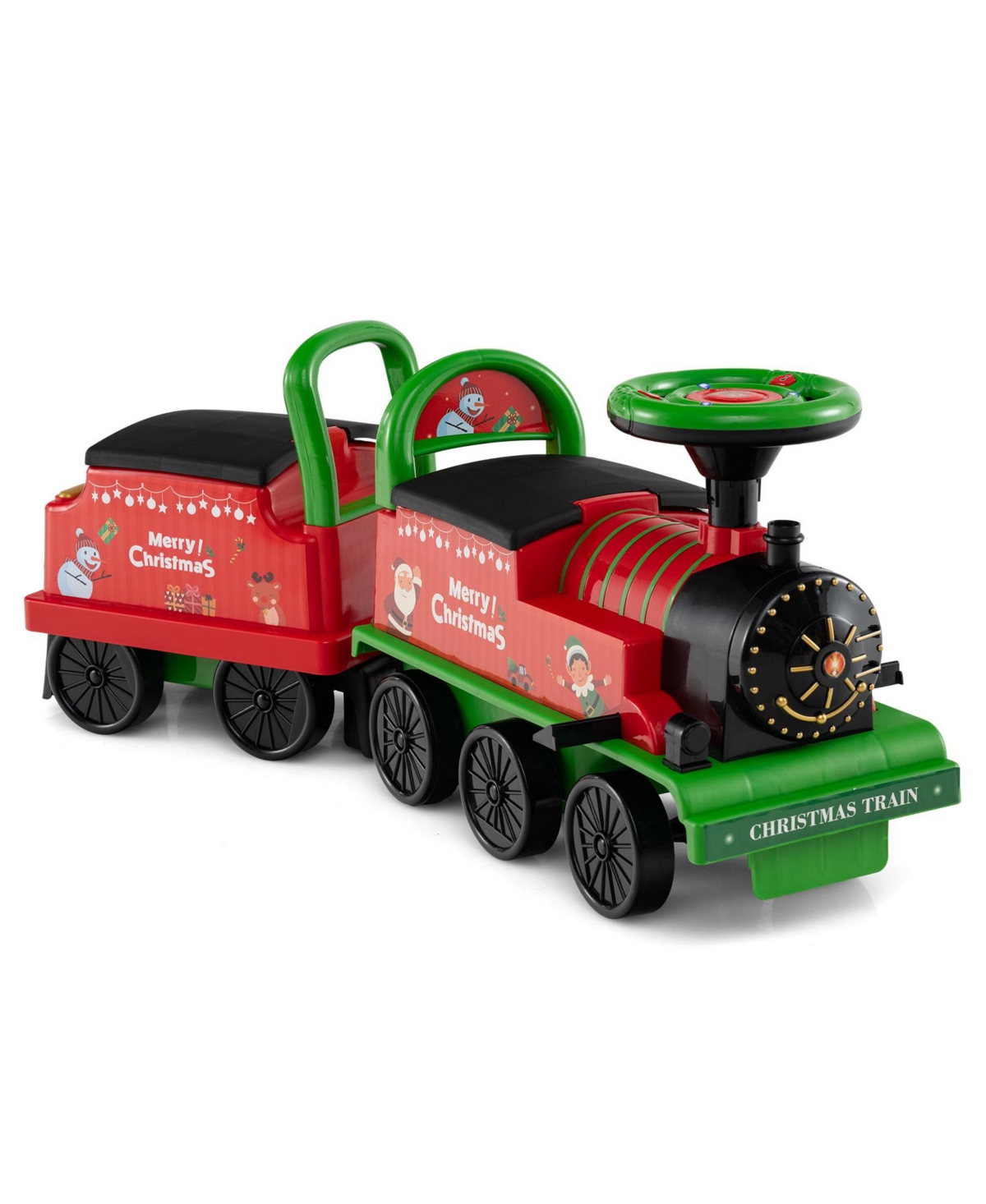 Click here for Slickblue Kids Ride On Train 6V 2 Seater Carriage... prices