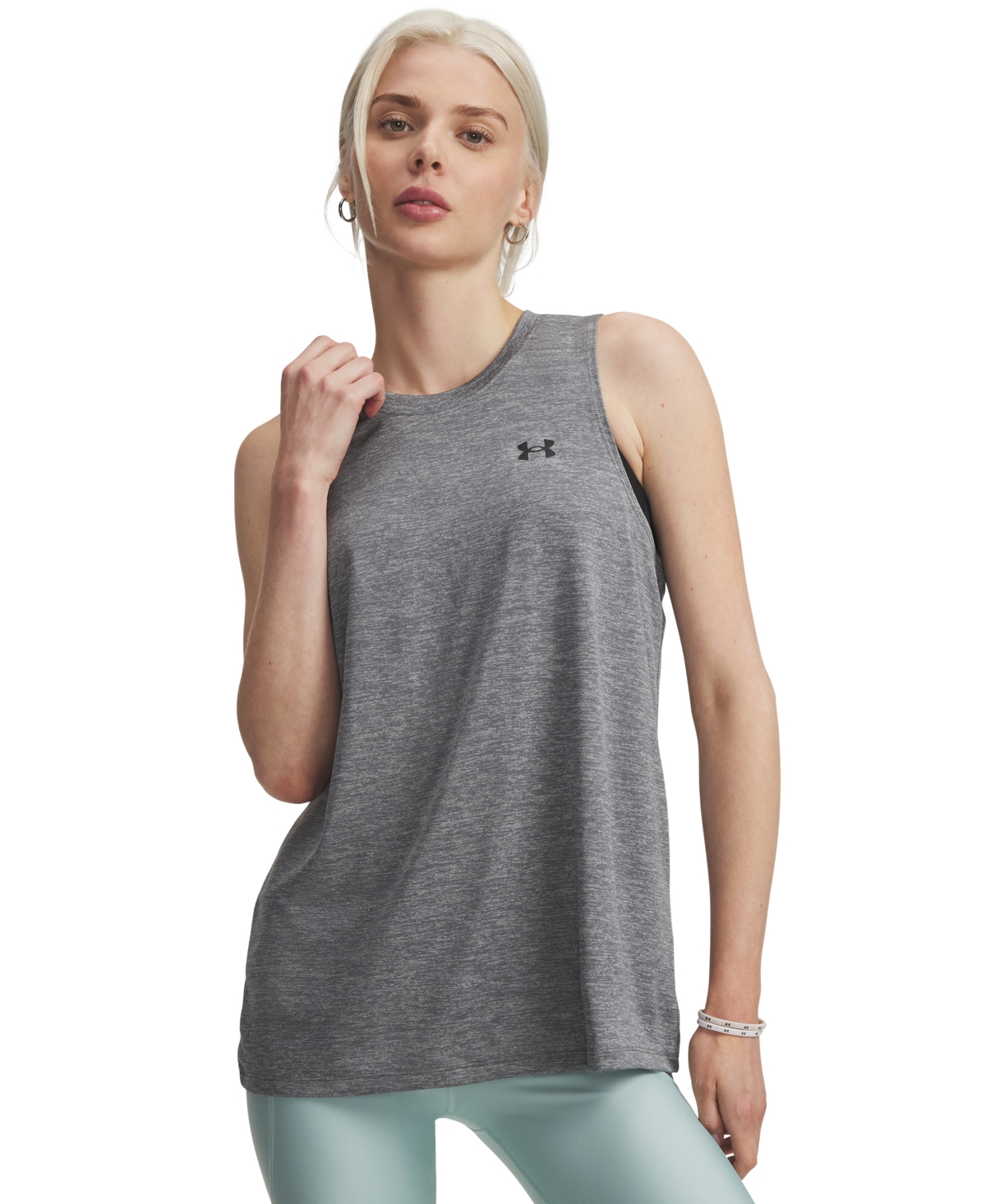 Click here for Under Armour Womens Tech Twist Tank - Clay Green /... prices
