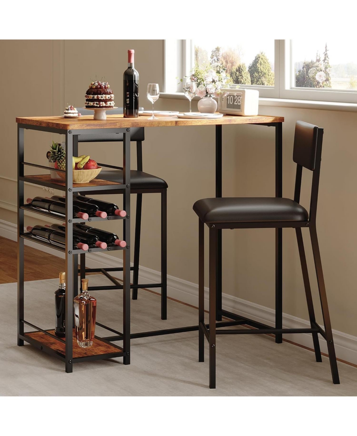 Click here for gaomon Dining Table Set for 2 Counter Height Table... prices